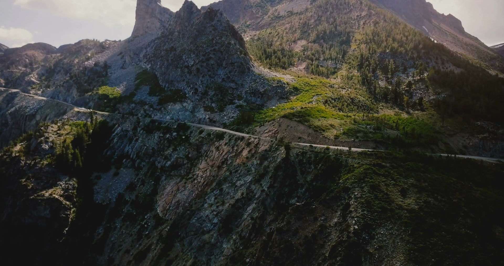 Awe-inspiring Aerial View Of Scenic Road In Stock Footage SBV-330753525 ...