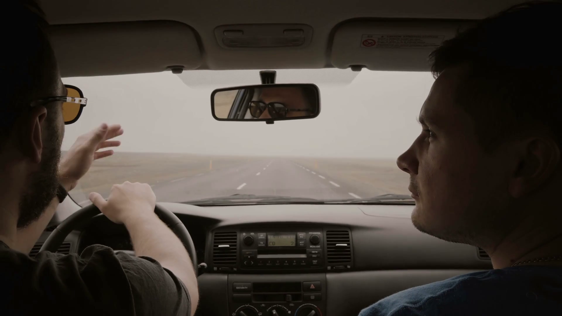 Front View From Inside Of A Car