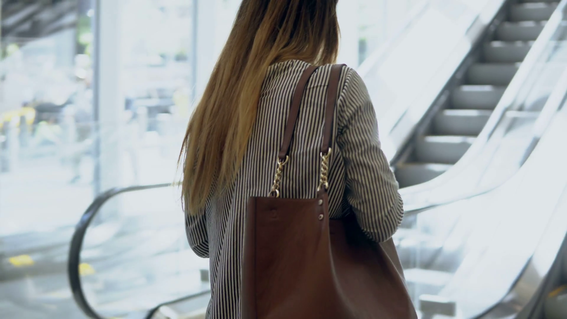 Professional Woman Commuting To Work In Stock Footage SBV-318871418 ...