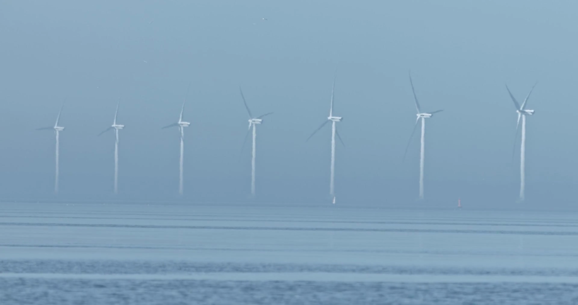 Offshore Wind Turbines Denmark Europe Stock Footage SBV-323245343 ...