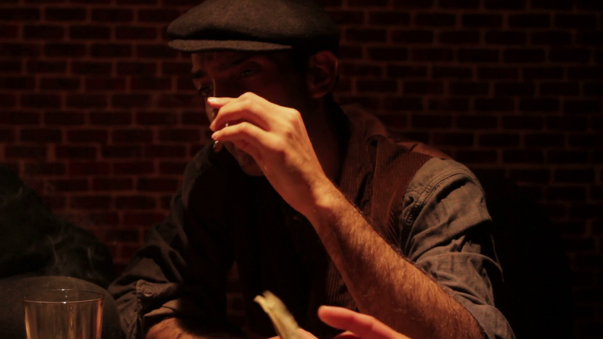 1920s Gangster Smoking At Poker Table Stock Footage SBV-300304532 ...