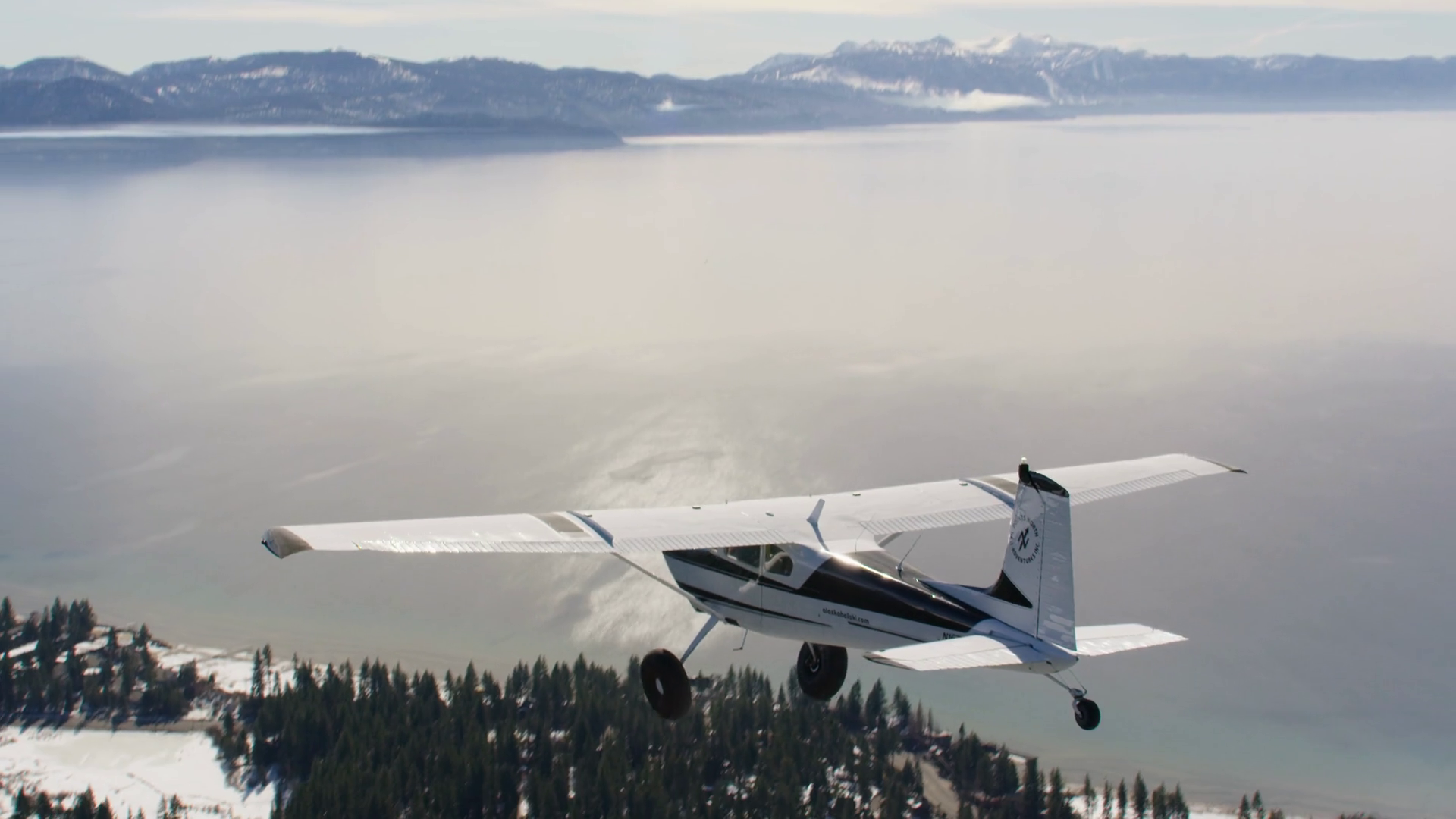 Aerial Footage: Following Small Plane Over Stock Footage SBV-308954819 ...