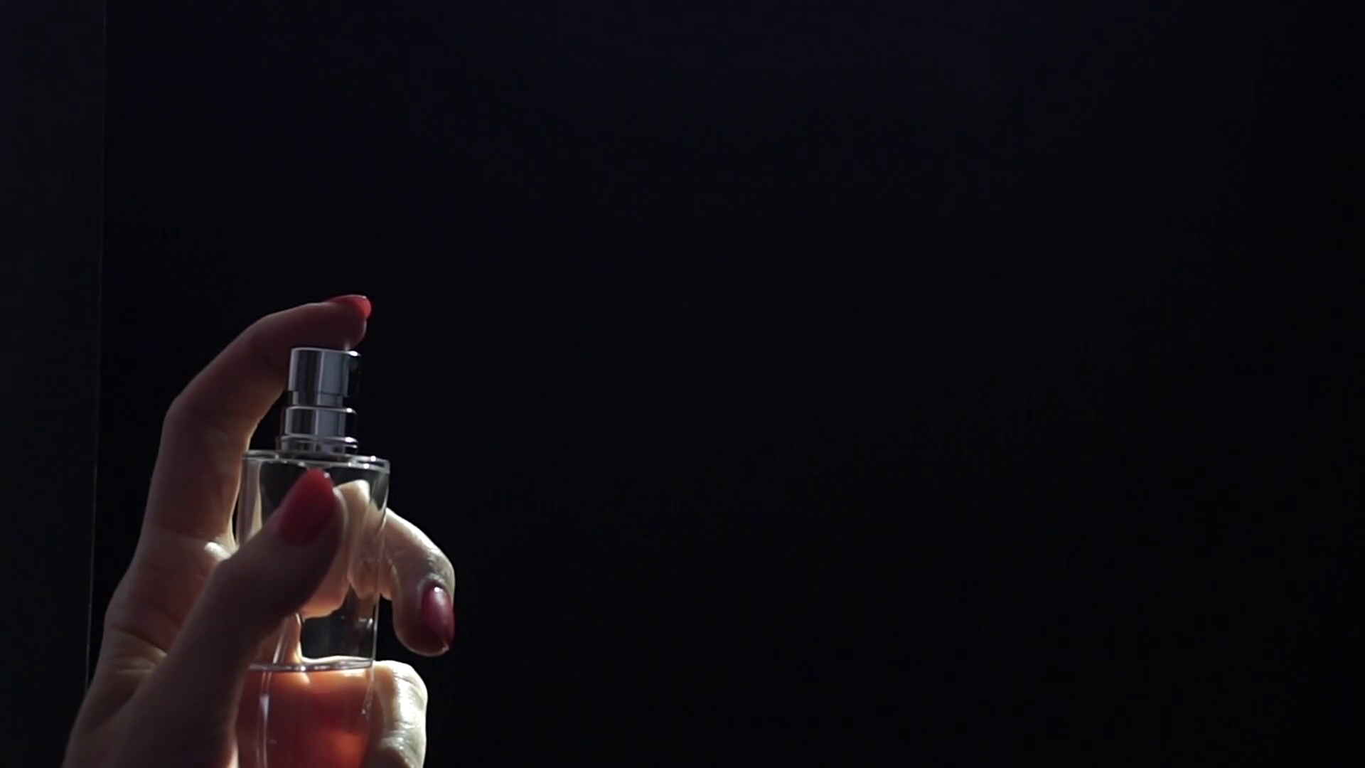 A Fragrance Being Sprayed Elegant Hand Slow Stock Footage SBV-306970412 ...