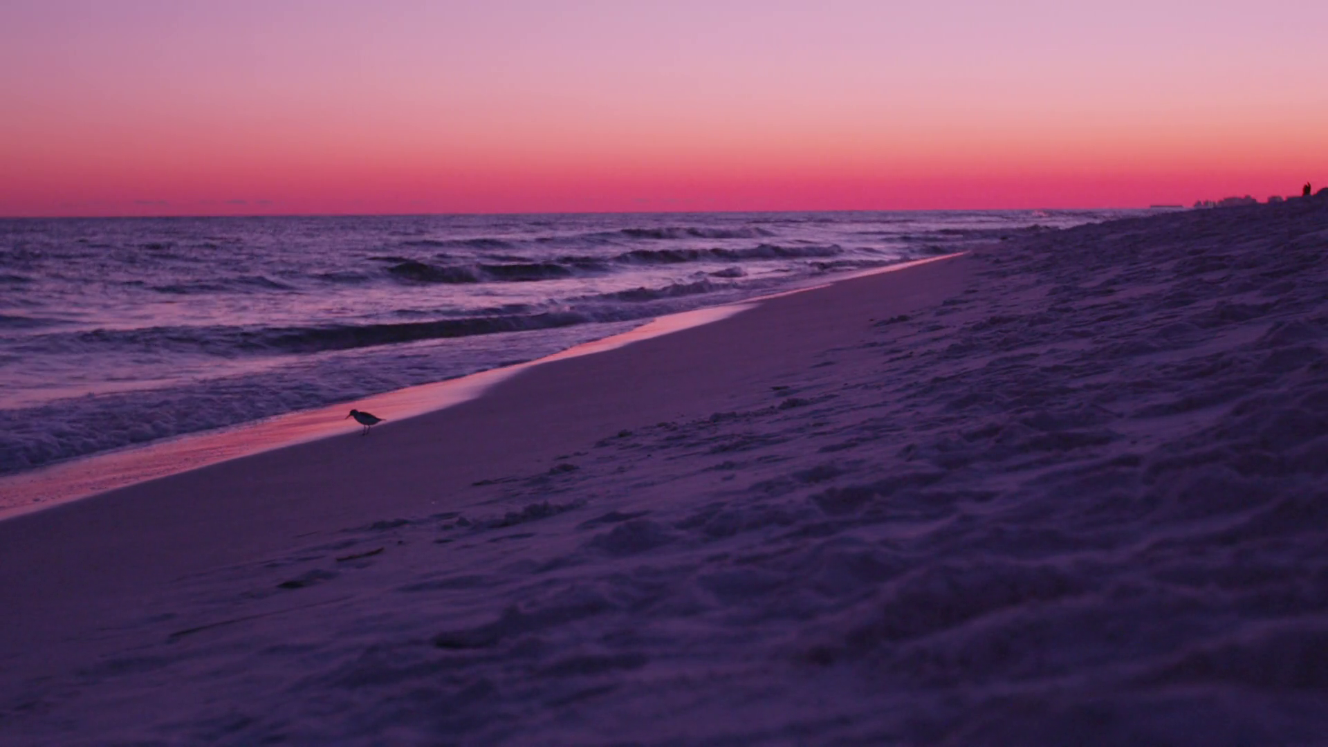 Vibrant Beach Sunset In Destin Florida Dolly Stock Footage SBV ...