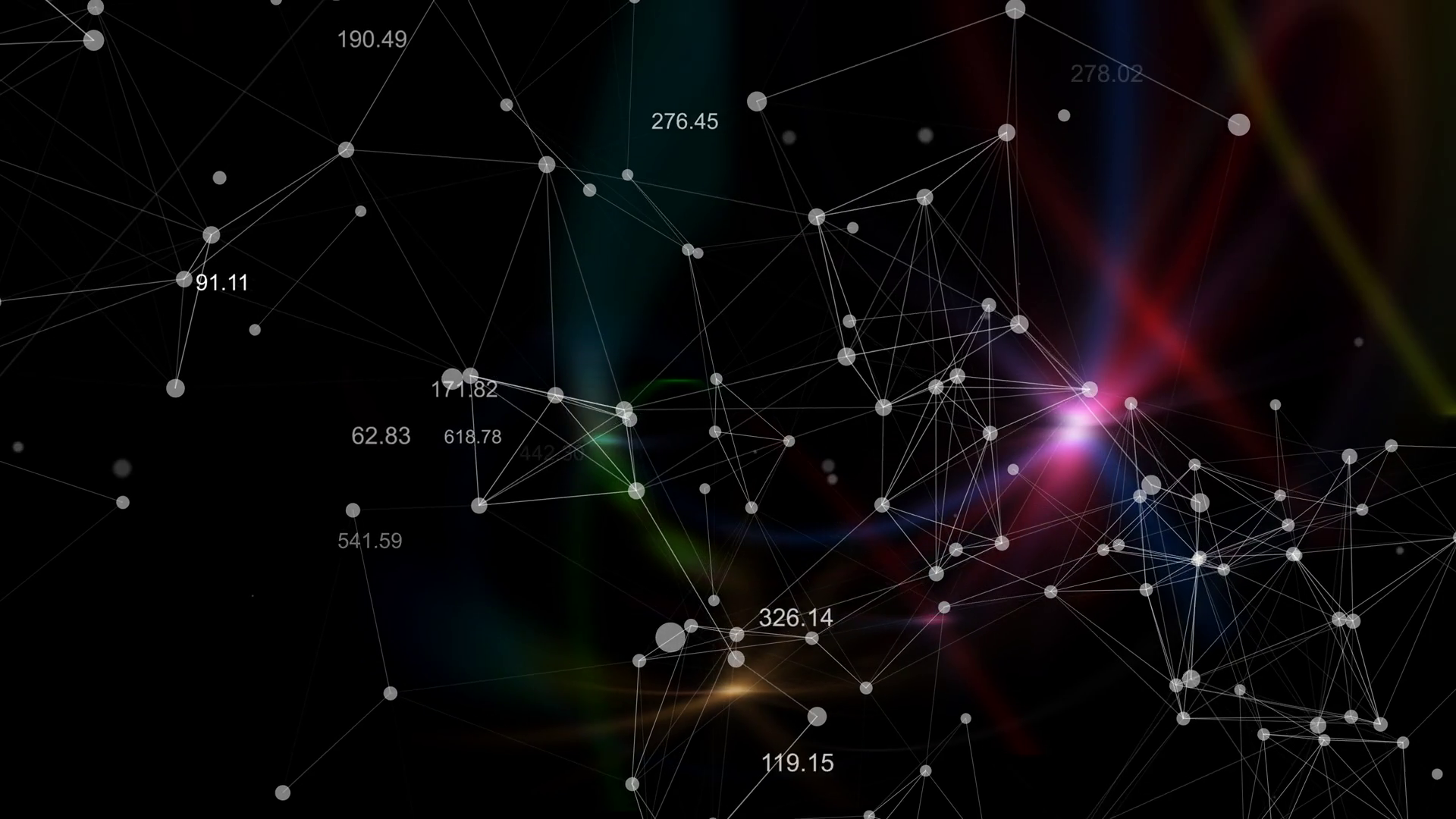 Abstract Constellation Lines Dots Technology Stock Footage SBV ...