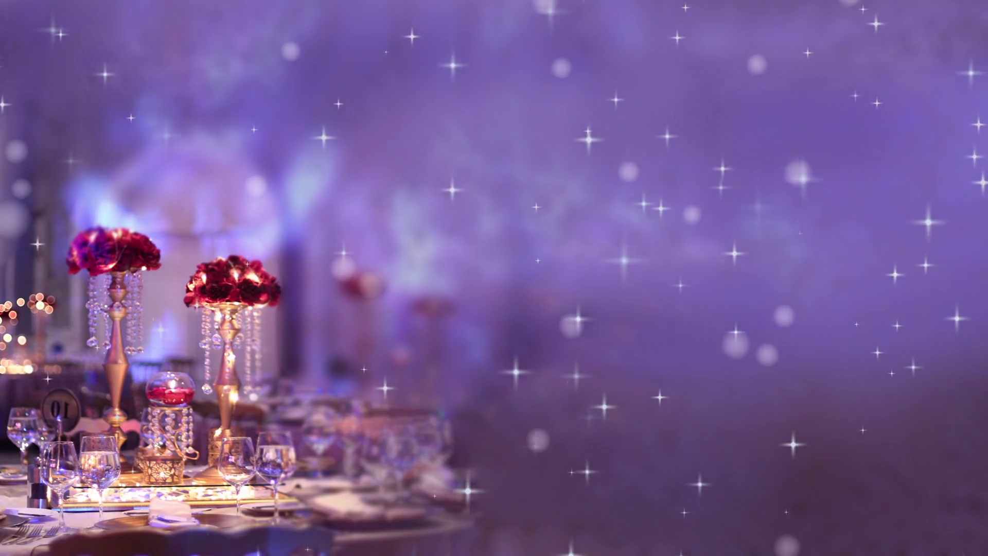 Abstract Wedding Table Background Stock Footage SBV-307229014 - Storyblocks