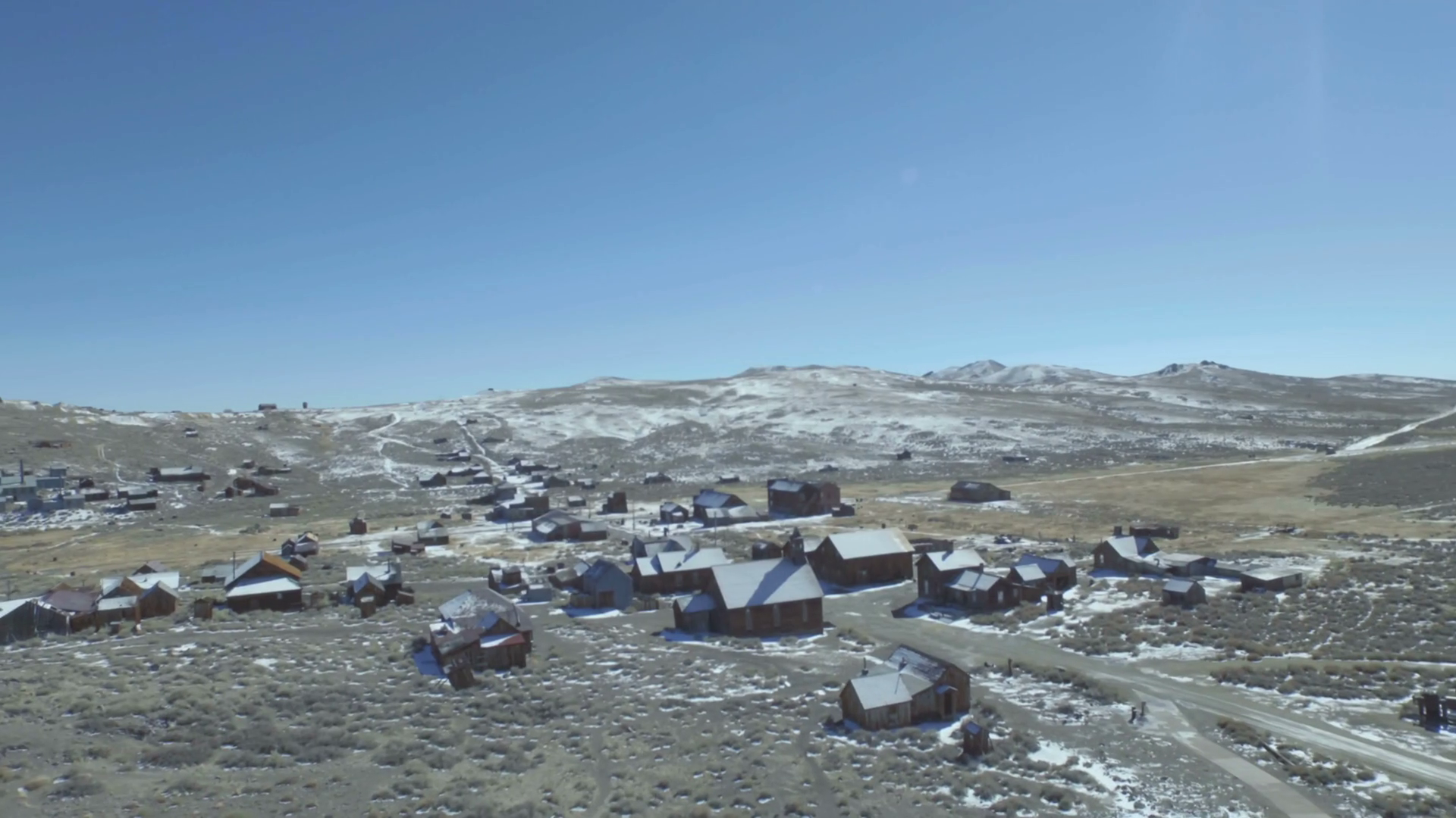 Aerial Above Frontier Ghost Town Stock Footage SBV-304026186 - Storyblocks