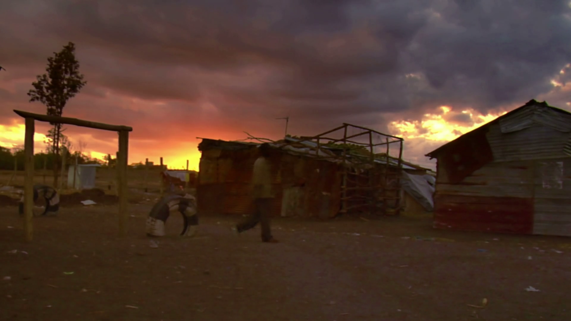 African Village At Sunset Stock Footage SBV-300067760 - Storyblocks