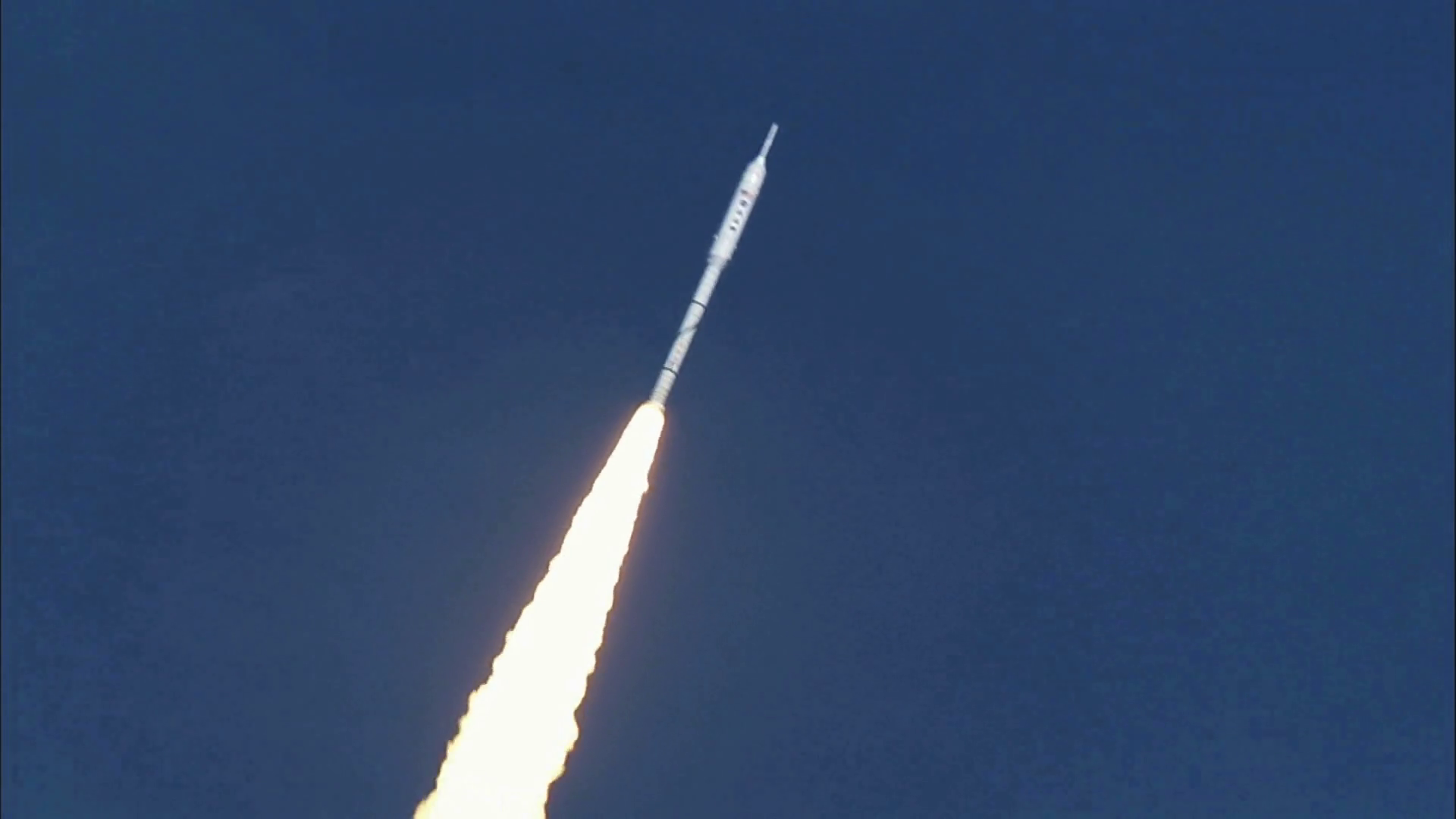 Ares 1x Rocket Shooting Through Sky Stock Footage SBV-300105182 ...