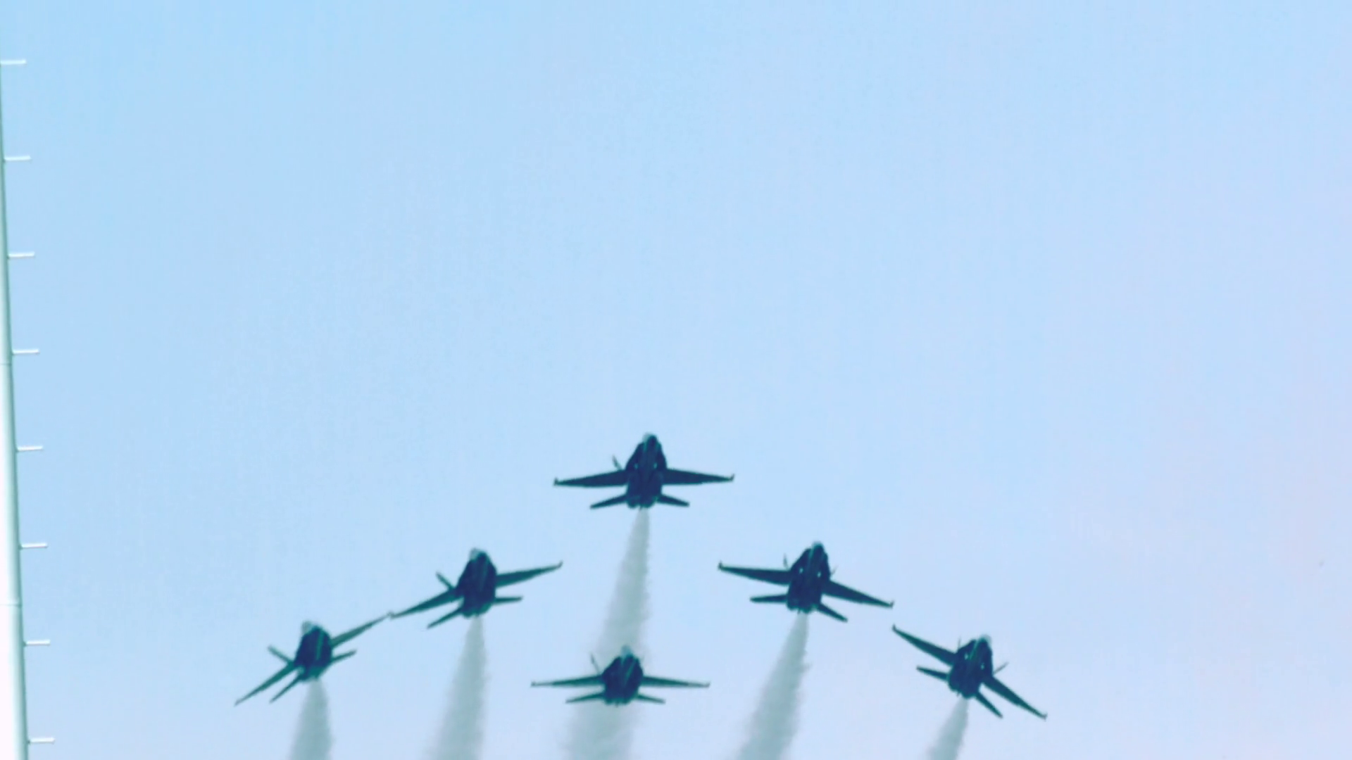 Blue Angels Breaking Out Of Fleur-de-lis Stock Footage SBV-307351246 ...