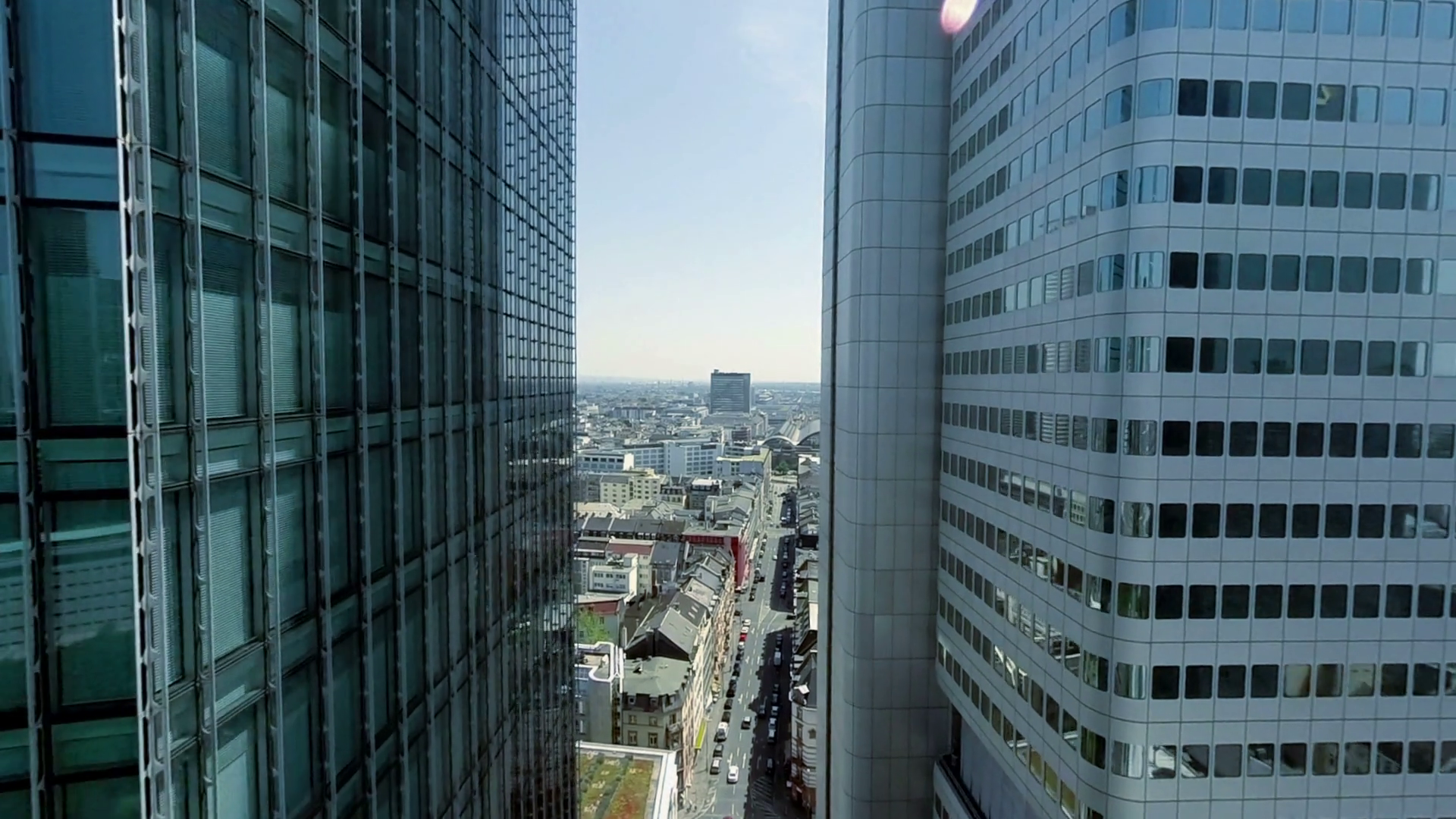 Business Buildings City Bank Banking Skyline Stock Footage SBV ...