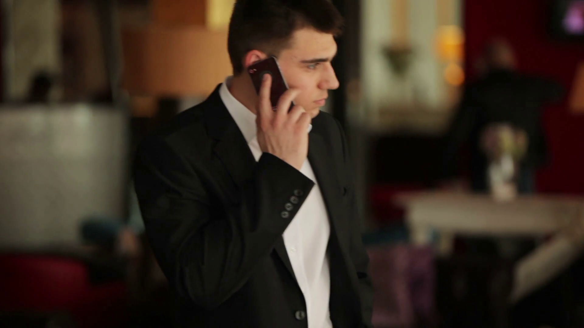 Businessman calling somebody Stock Video Footage 00:17 SBV-303938579 ...