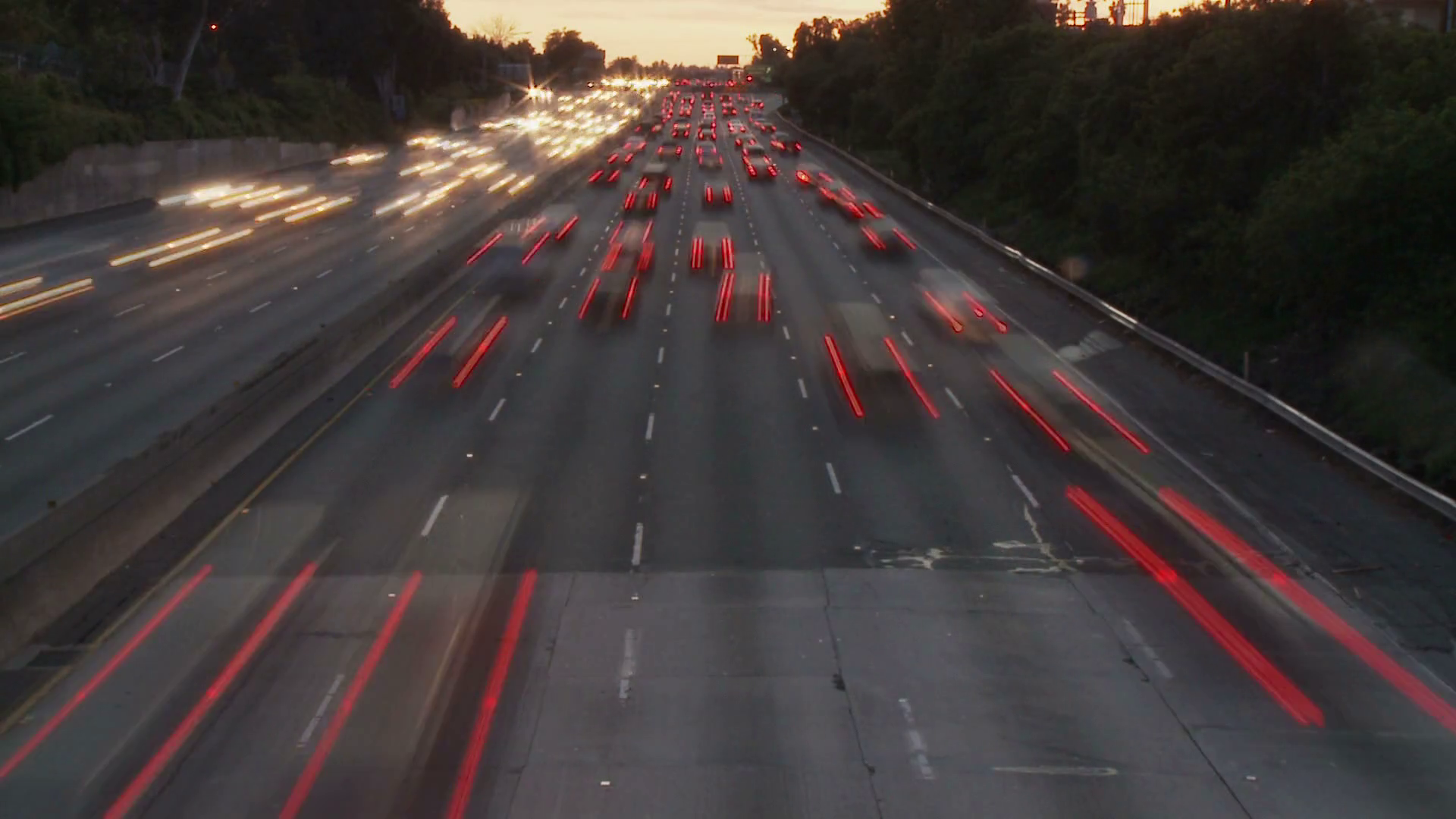 Cars Timelapse To Setting Sun Stock Footage SBV-300155441 - Storyblocks