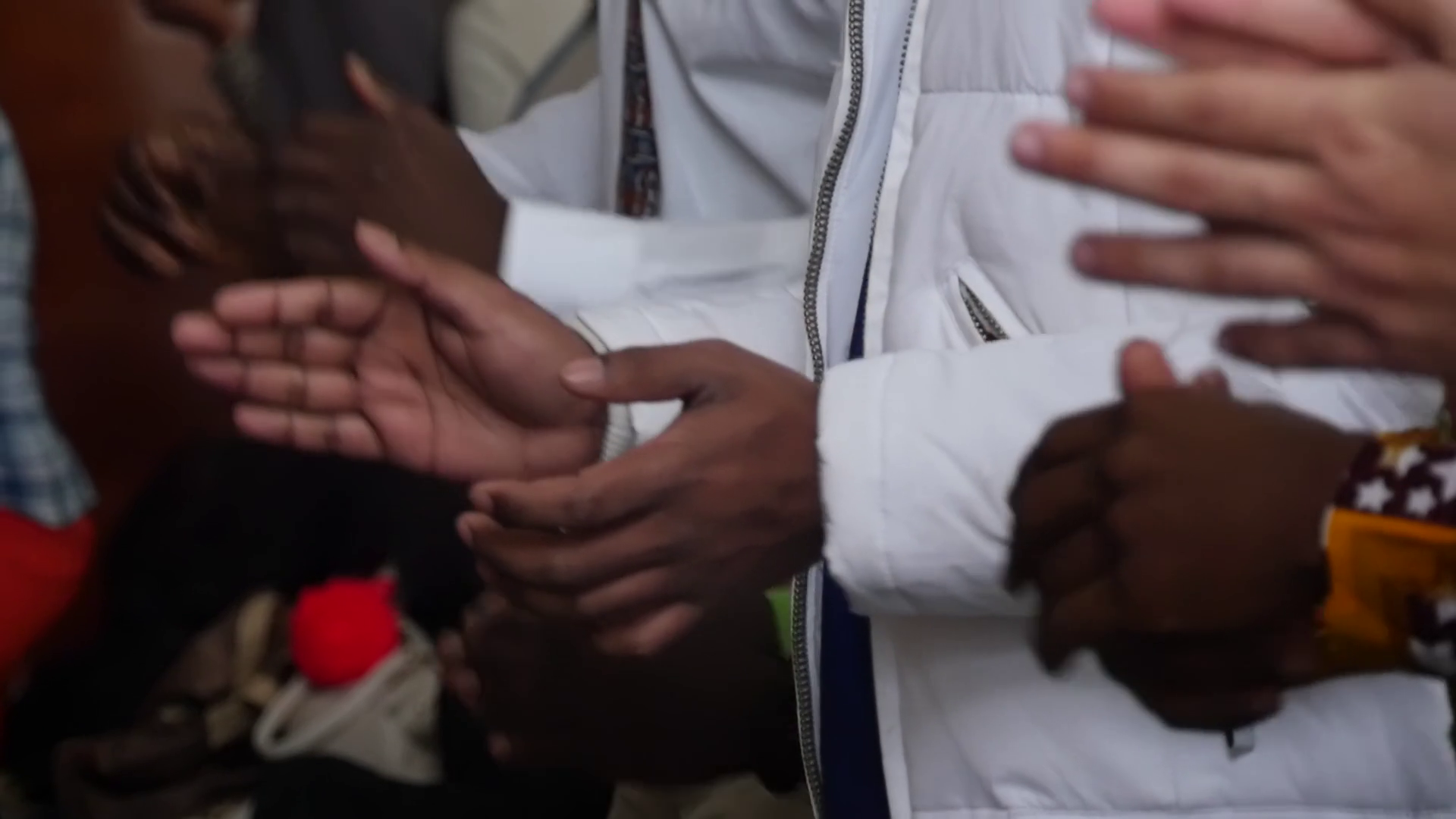 Christians Having Praise Worship Session In Stock Footage SBV-312866668 ...