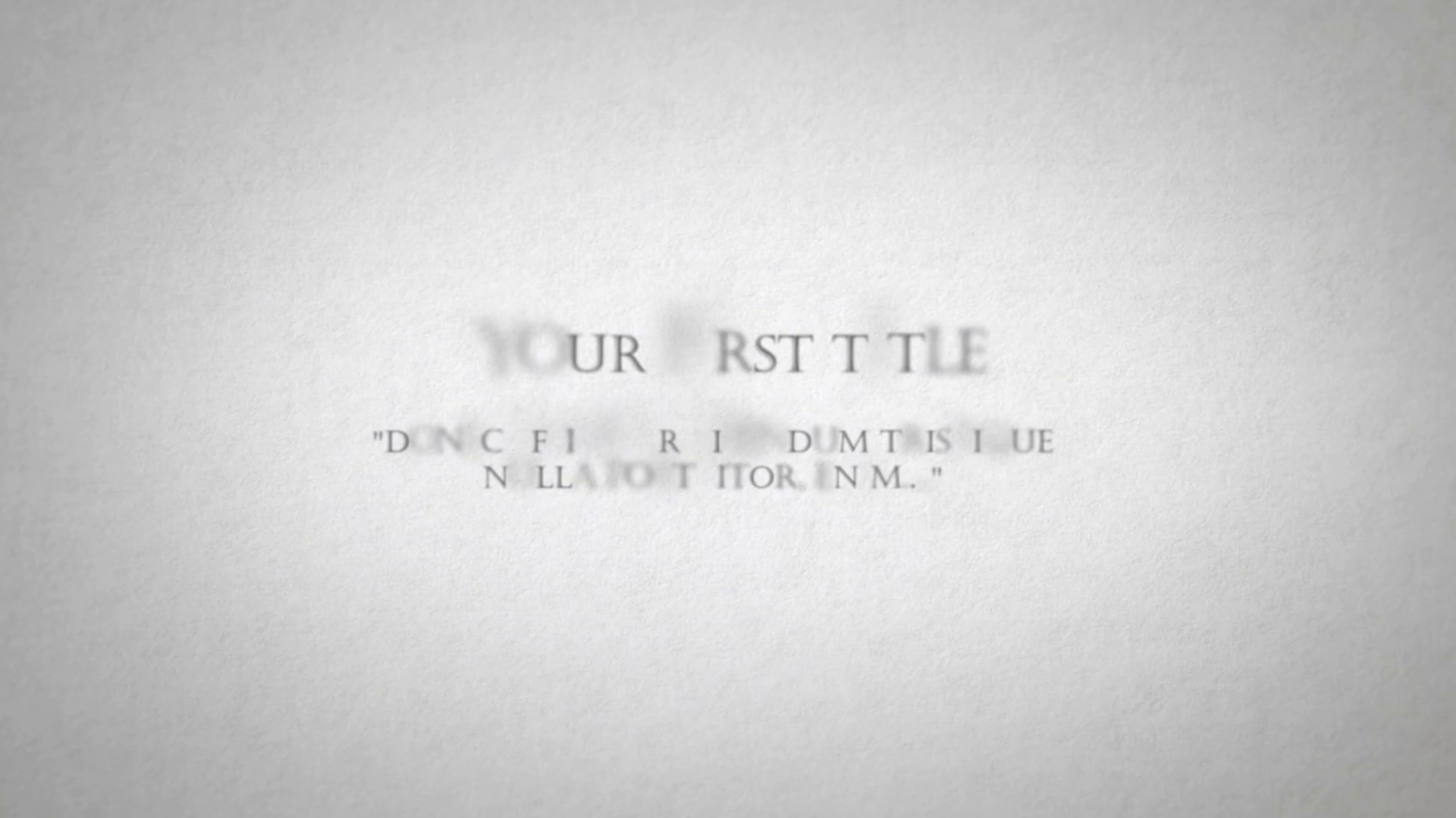 Cinematic Titles Intro Template SBV-311883286 - Storyblocks