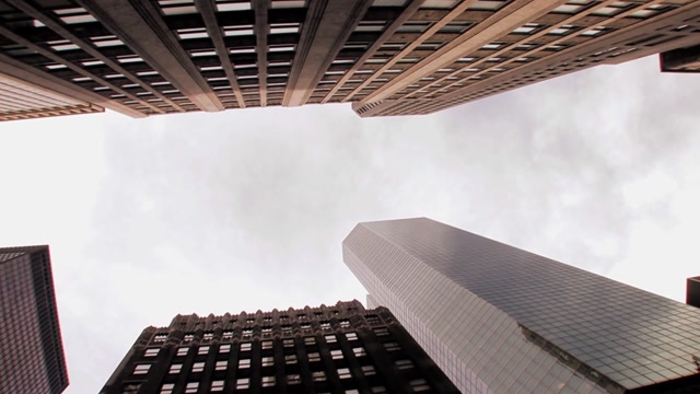 New York City Skyscraper Tilt Up Stock Footage: Royalty-Free Video ...