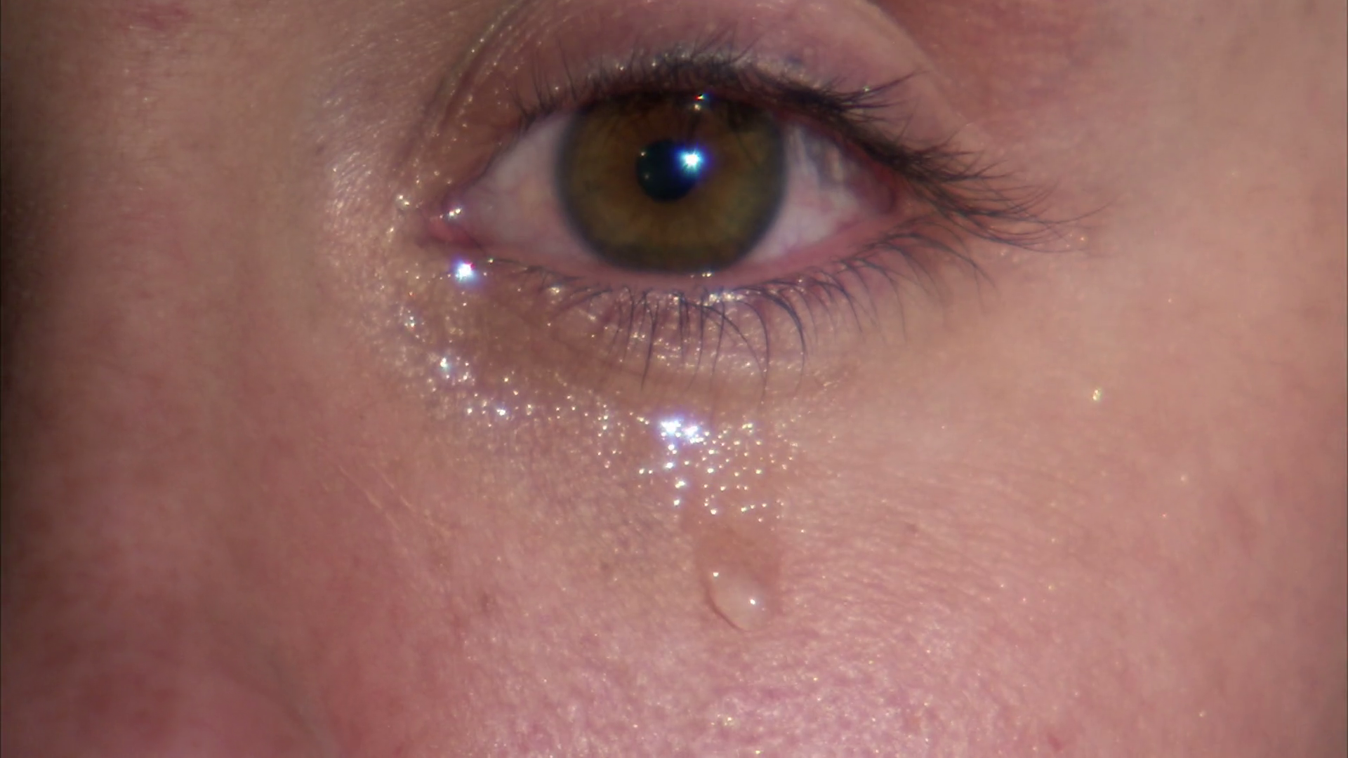 Closeup Of Eye With Tears 2 Stock Footage SBV-300066602 - Storyblocks