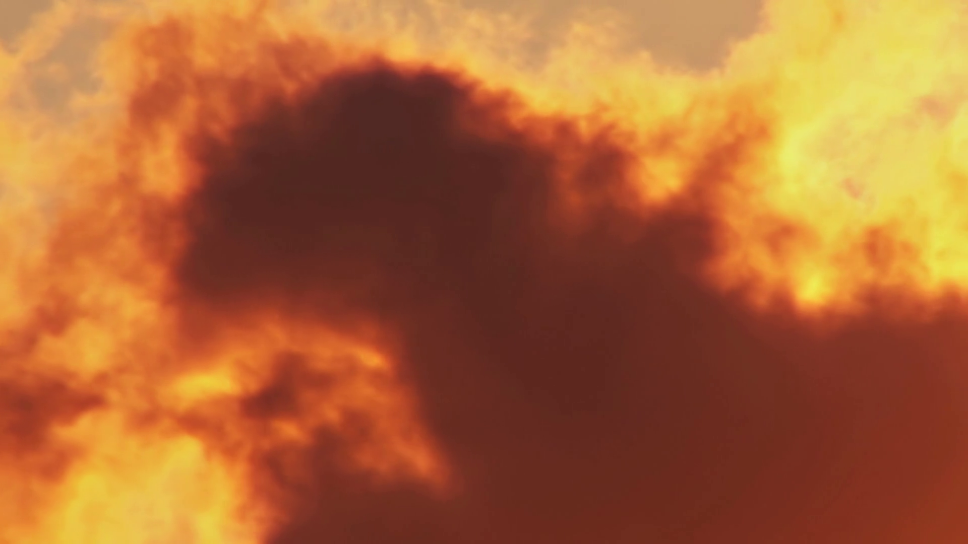 Clouds Sweeping Over Glowing Sky Stock Footage SBV-300134683 - Storyblocks