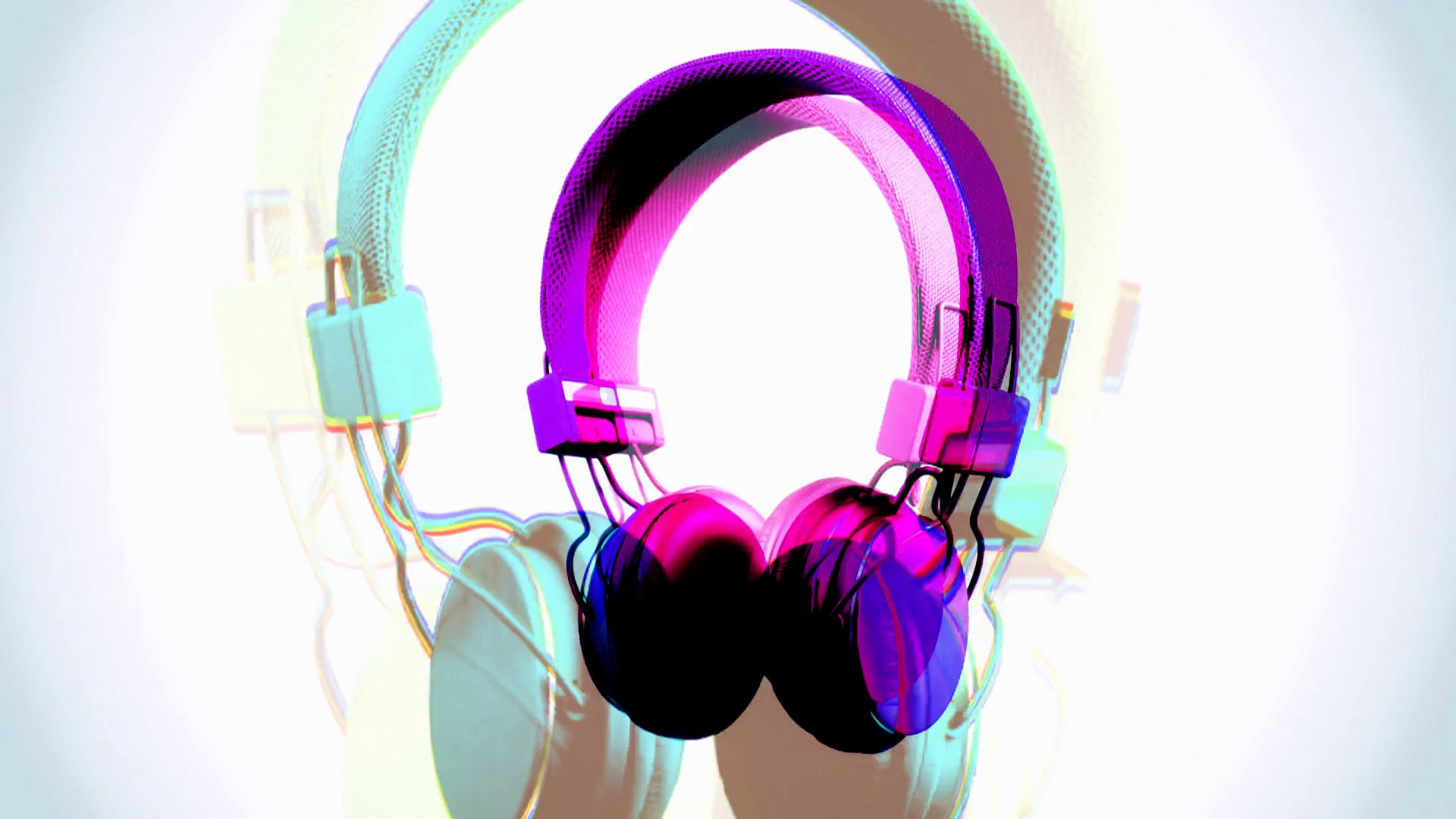 Color Changing Grunge Headphones Stock Motion Graphics SBV-300184967 ...