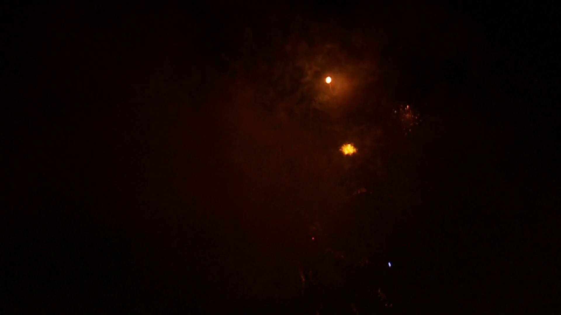 Deep Orange Fireworks Stock Footage SBV-300171102 - Storyblocks