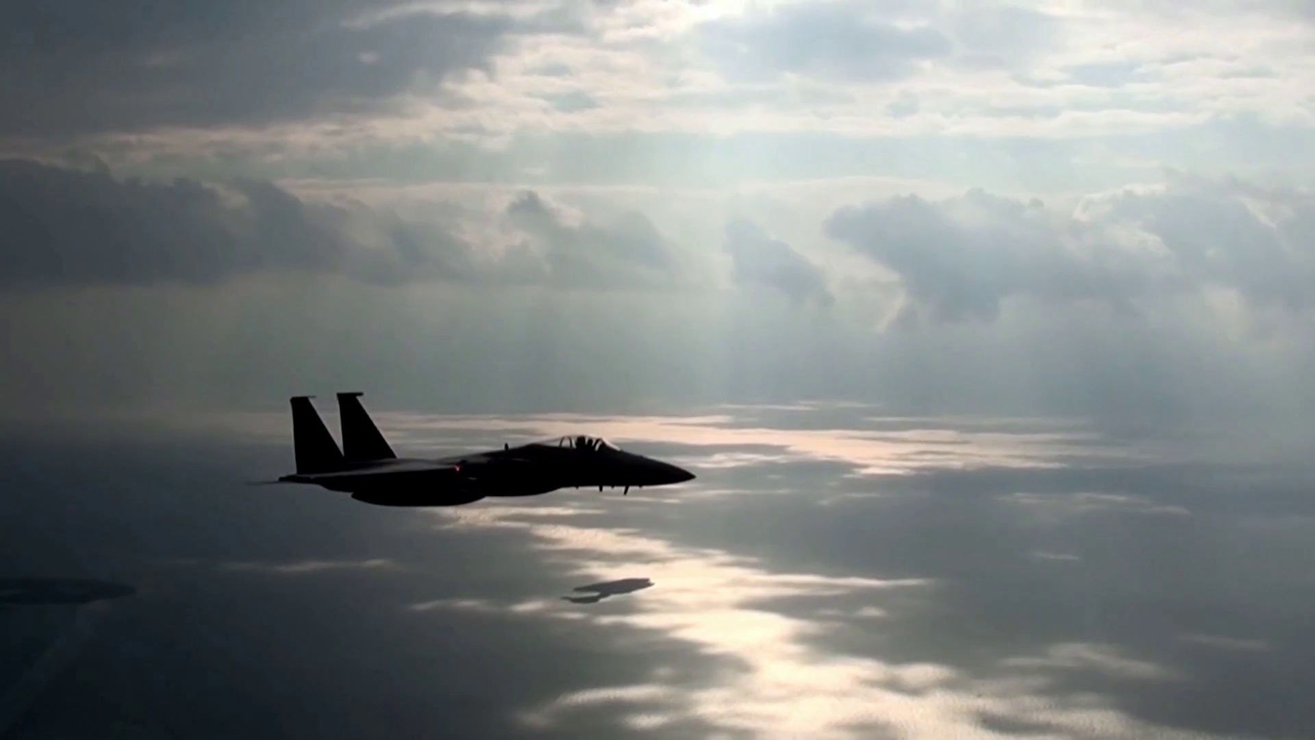 F-15 Eagle Aircraft In Flight Stock Footage SBV-301890181 - Storyblocks