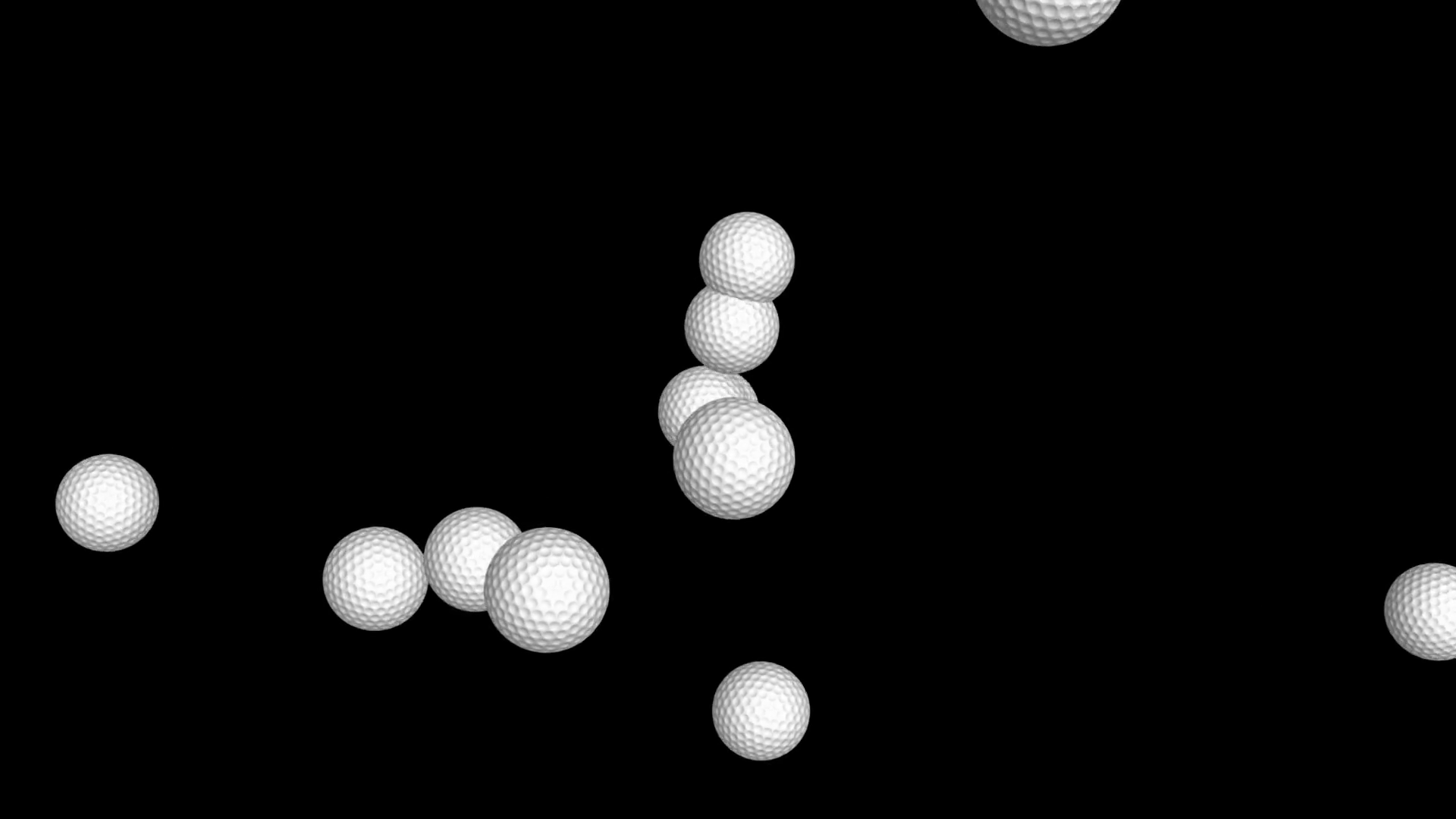 Falling Golf Balls Motion Background 00:11 SBV-300019409 - Storyblocks