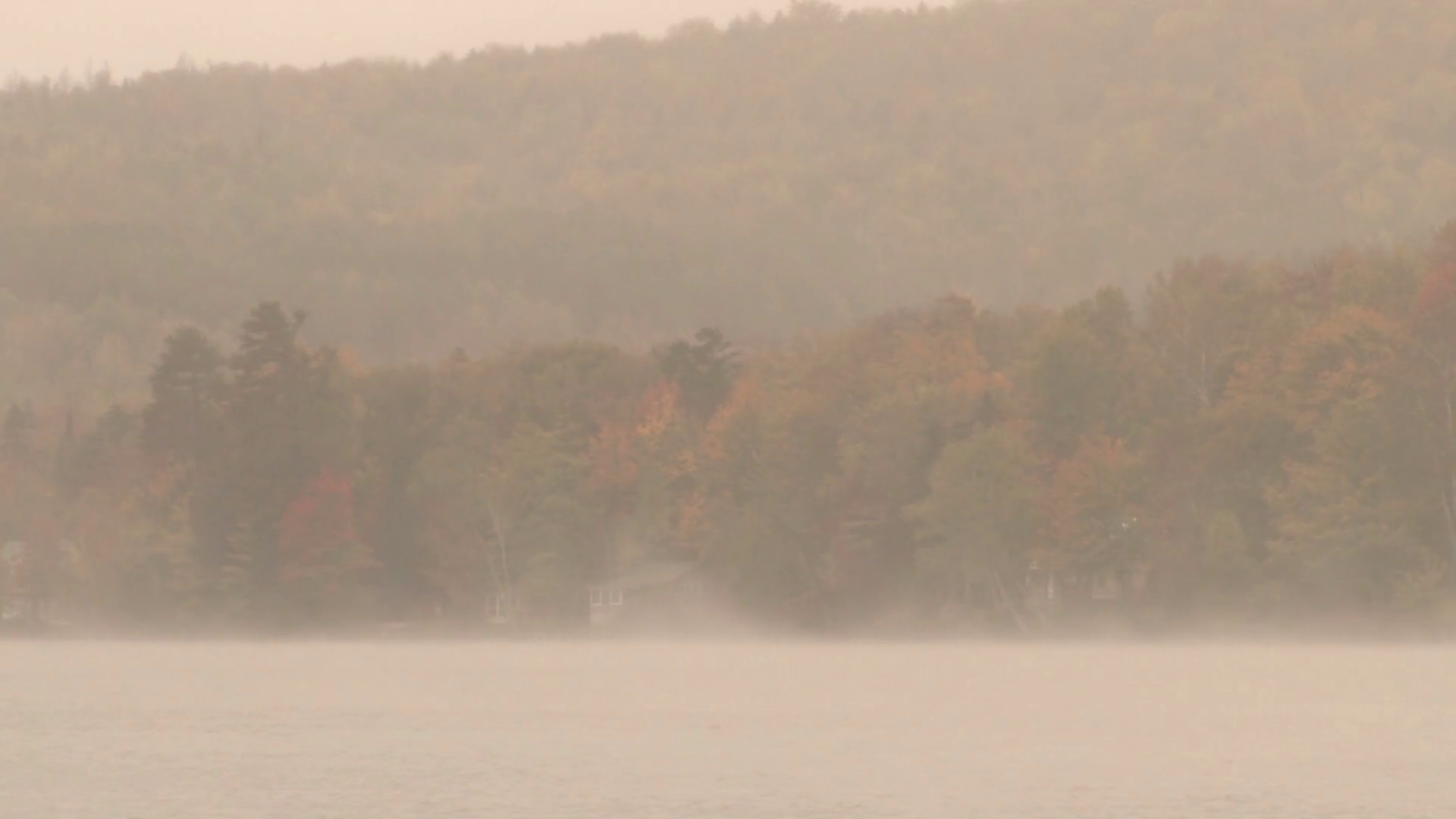 Fog Low Clouds Over Lake 3 Stock Footage SBV-300076567 - Storyblocks