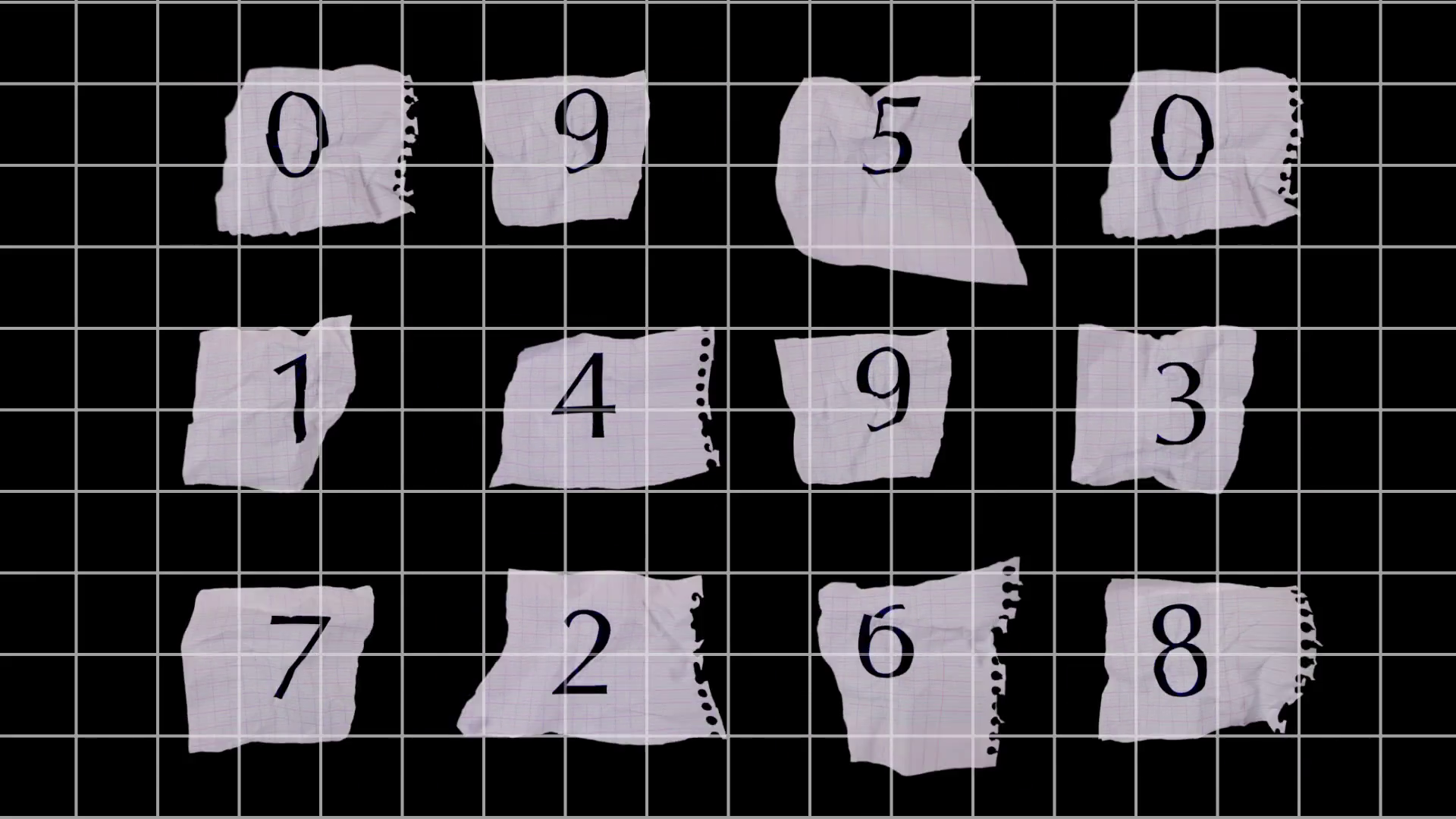 Graph Paper Numbers Stock Motion Graphics SBV-300185533 - Storyblocks