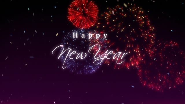 Happy New Year | Effects and Overlays motion backgrounds - Storyblocks