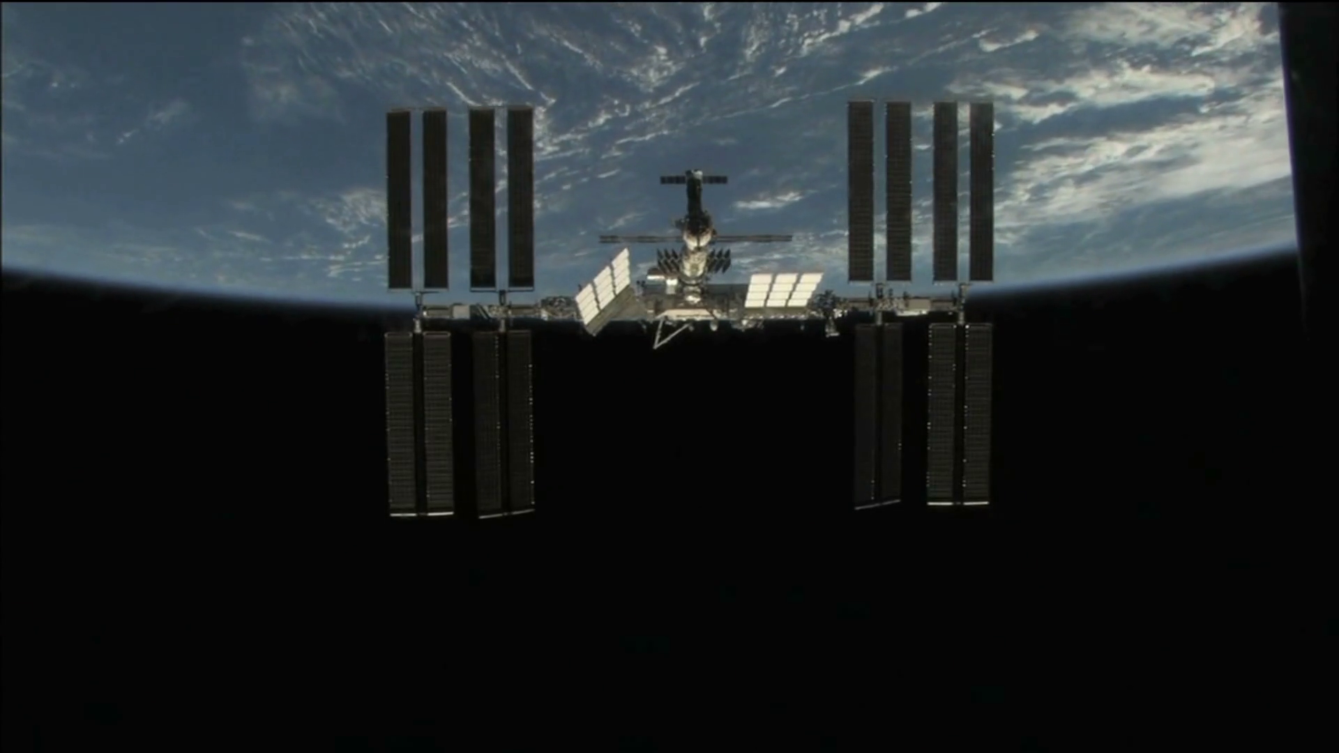 International Space Station On Earth Orbit Stock Footage SBV-300105001 ...