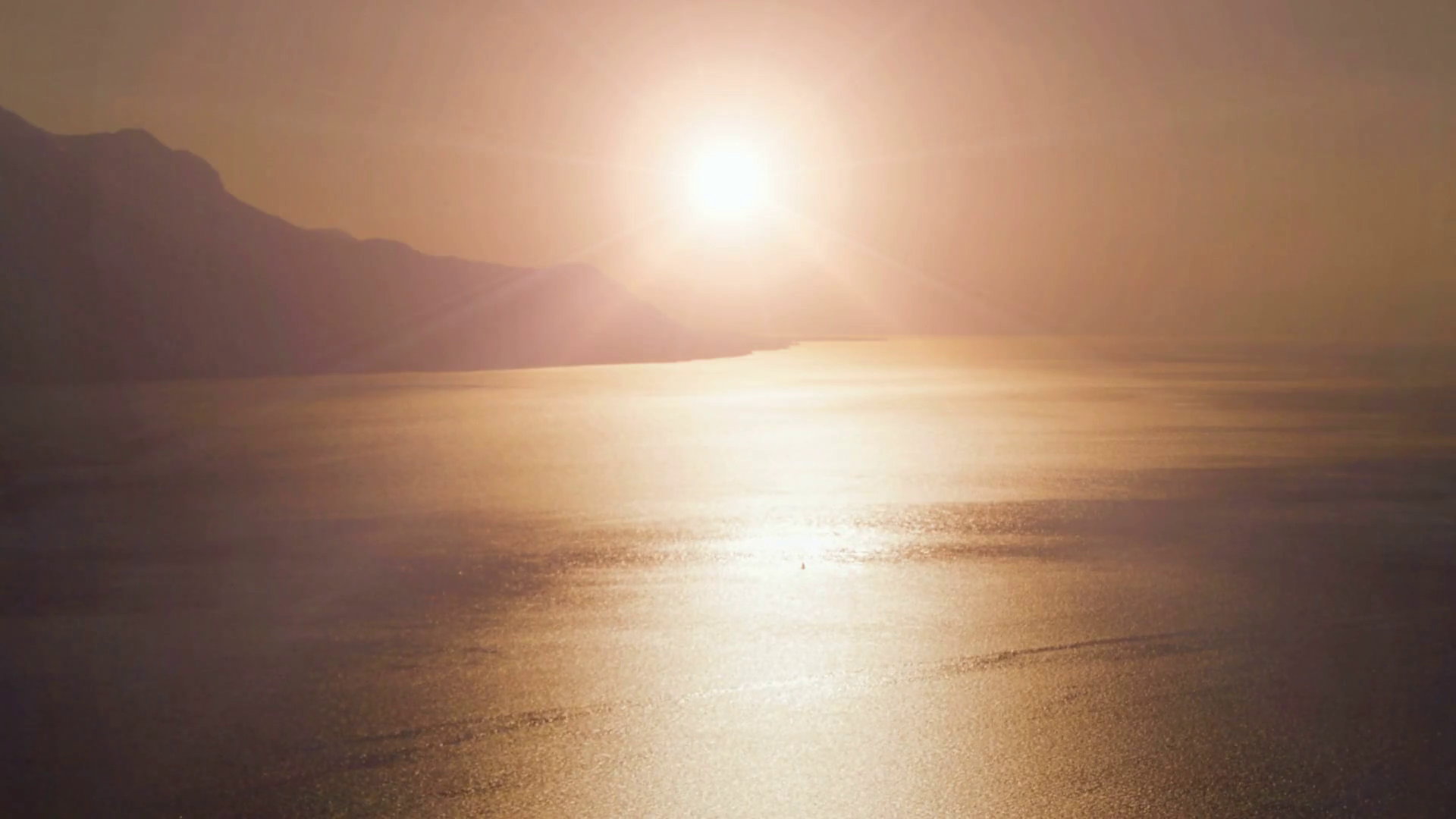 Lake Water Reflections Sun Sunset Sunshine Stock Footage SBV-306543542 ...