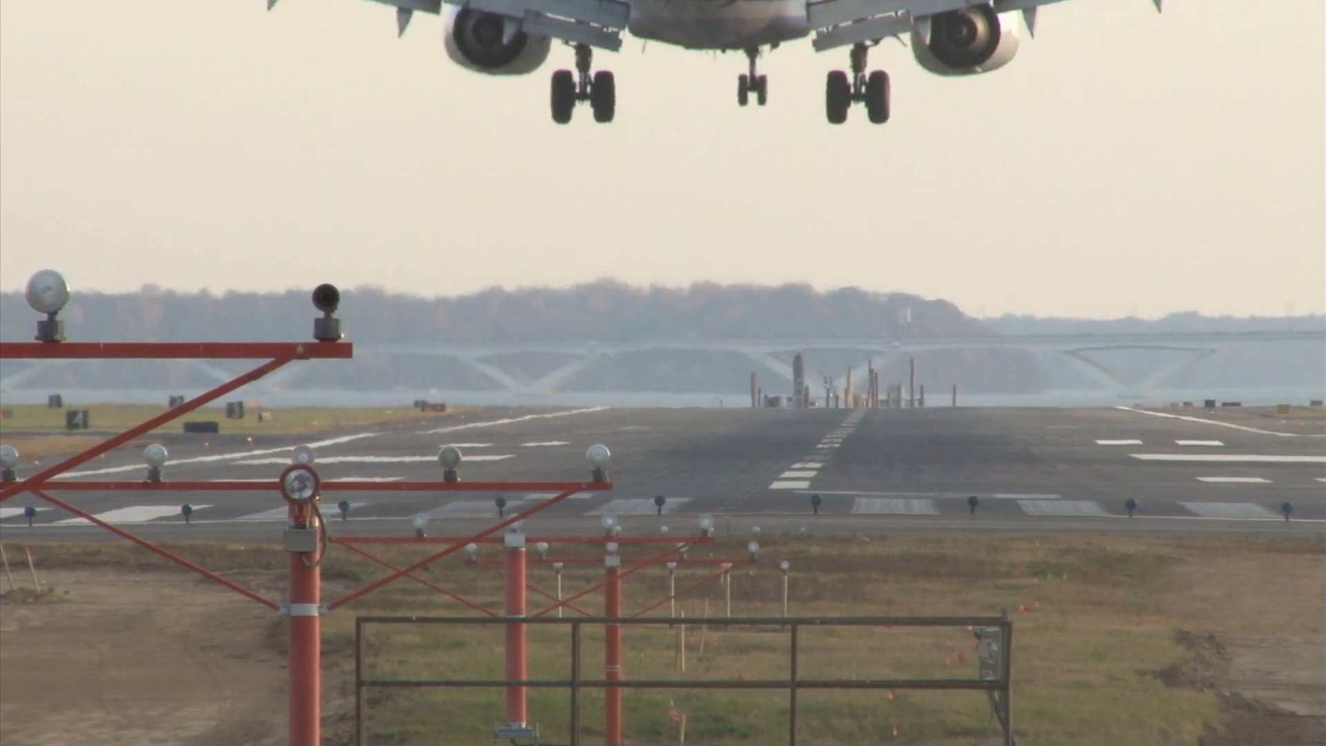 Large Plane Landing Stock Footage SBV-300080687 - Storyblocks