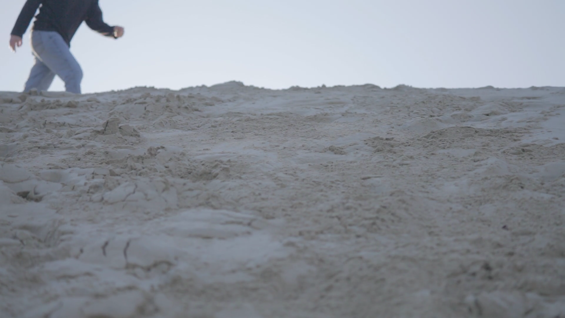 Man Falls Down Sand Dune Stock Footage SBV-306454051 - Storyblocks