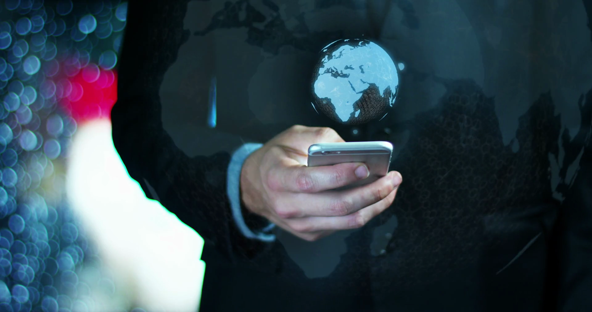 Man In Rainy Day Uses Computer To Write Stock Footage SBV-312855201 ...