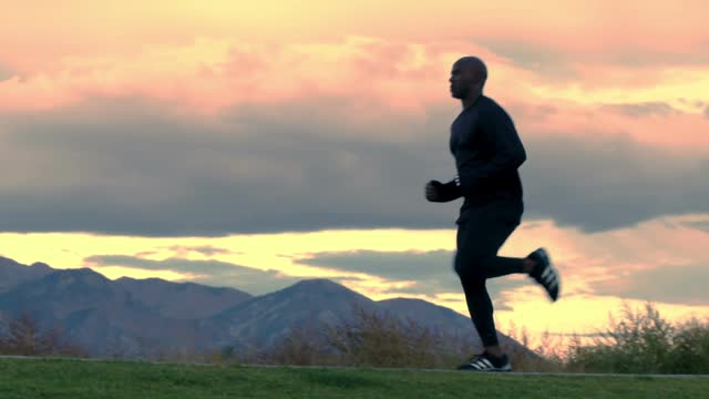 Black Man Running Stock Footage: Royalty-Free Video Clips - Storyblocks