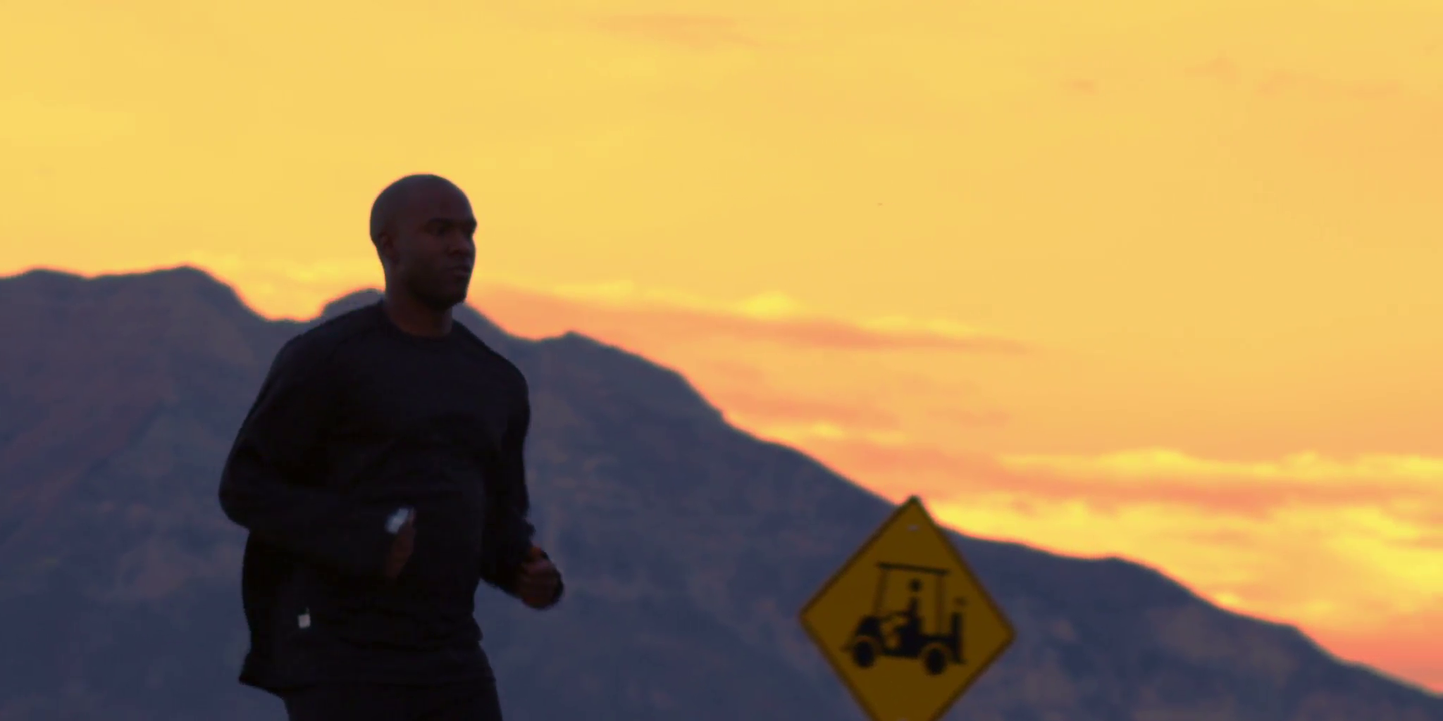 Mans Upper Body Running In Slow Motion Stock Footage SBV-300067141 ...