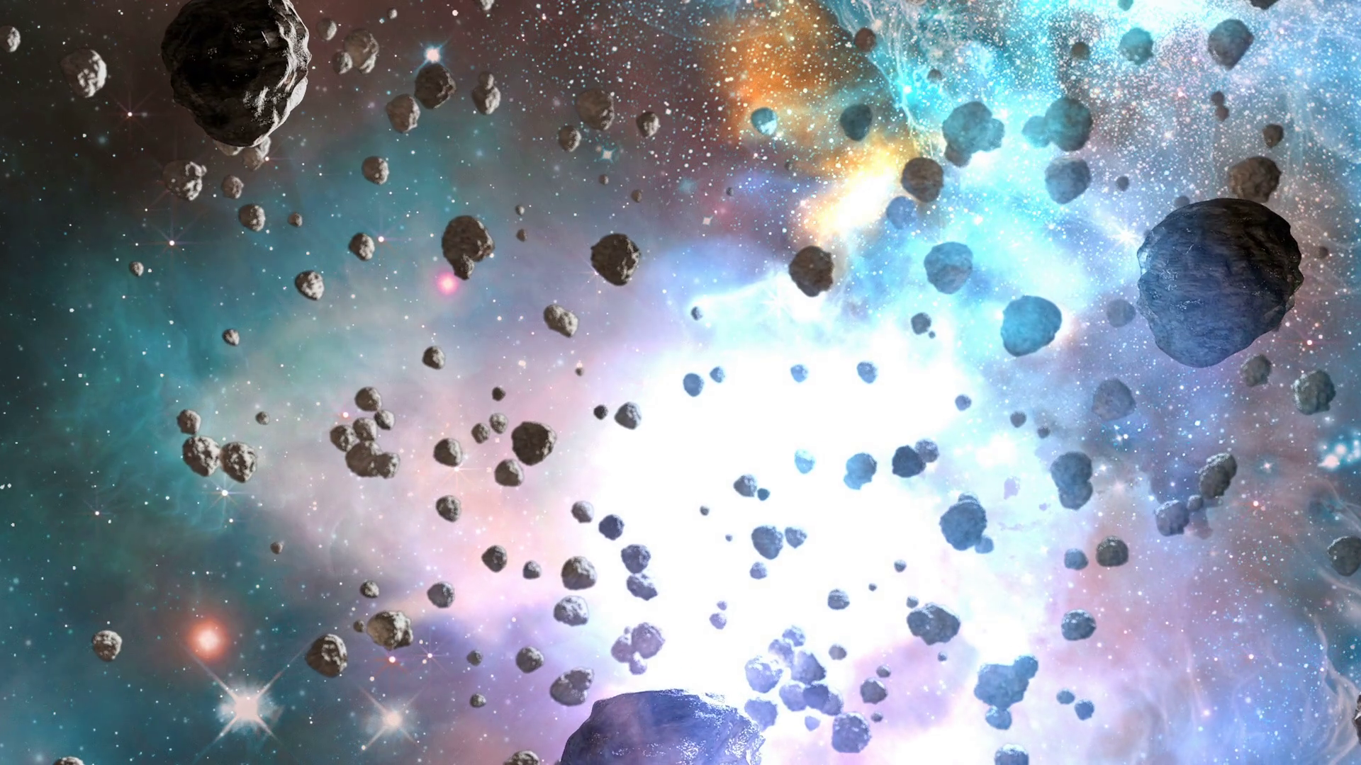 Meteors Flying Through Nebula Abstract Stock Motion Graphics SBV-311071644 - Storyblocks