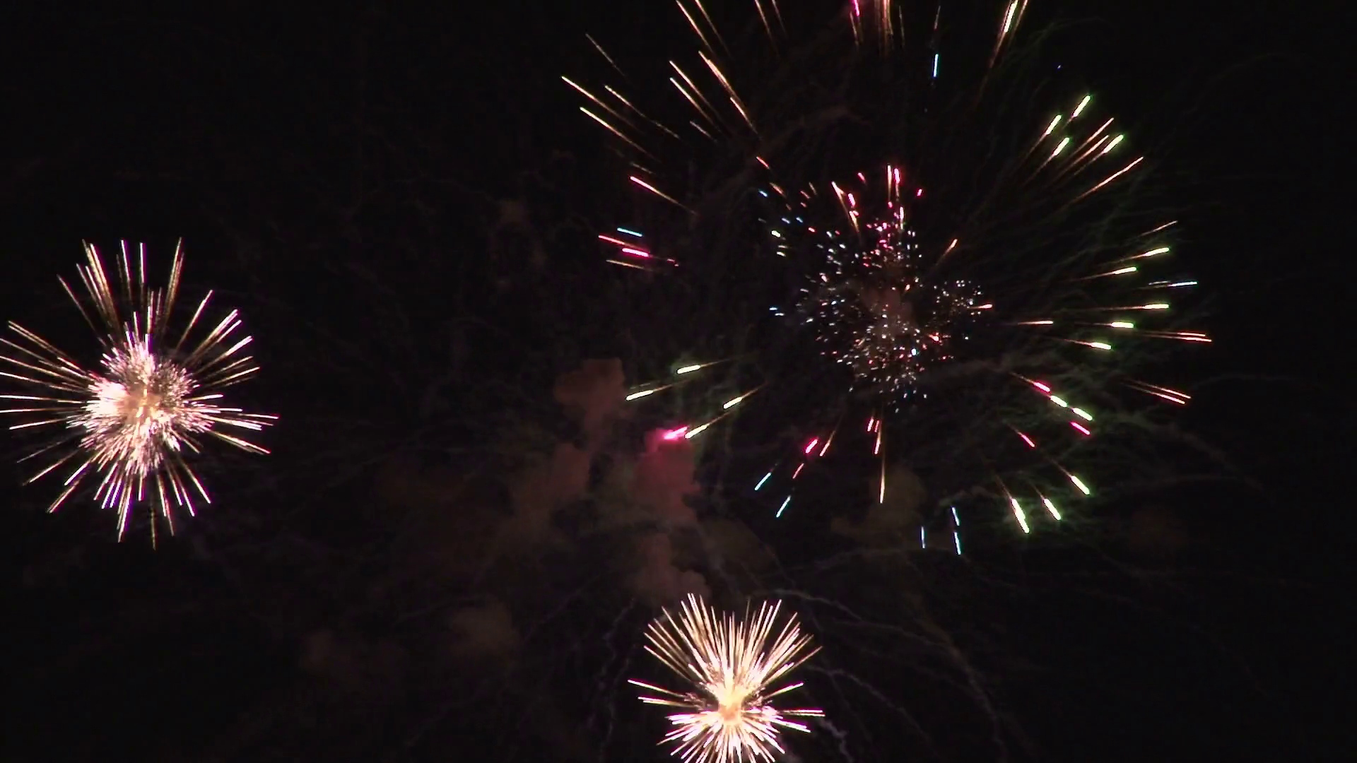 Multicolored Fireworks Exploding Stock Footage SBV-300105496 - Storyblocks