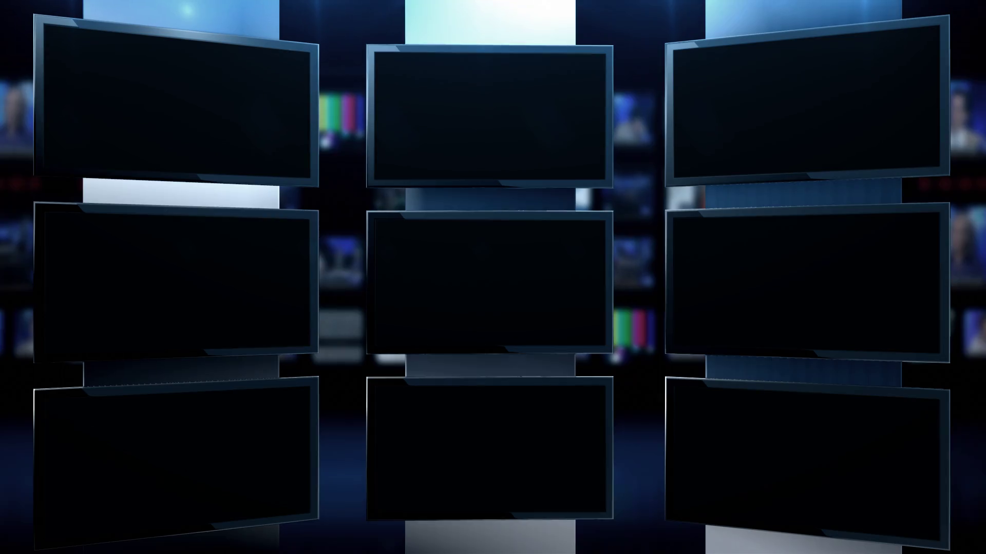 Multiple Screens In Studio Stock Video Footage - Storyblocks