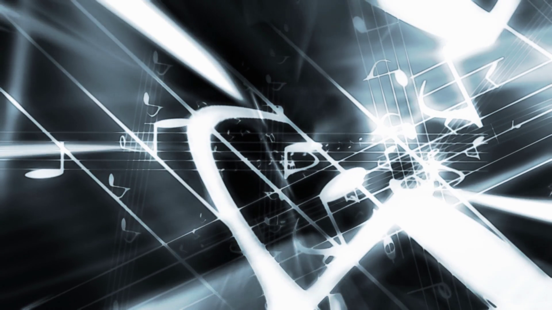 Musical Notes Slowly Flying Stock Motion Graphics SBV-300171414 ...