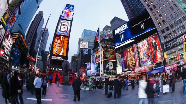 Times Square Time Lapse | Places and Landmarks stock footage - Storyblocks