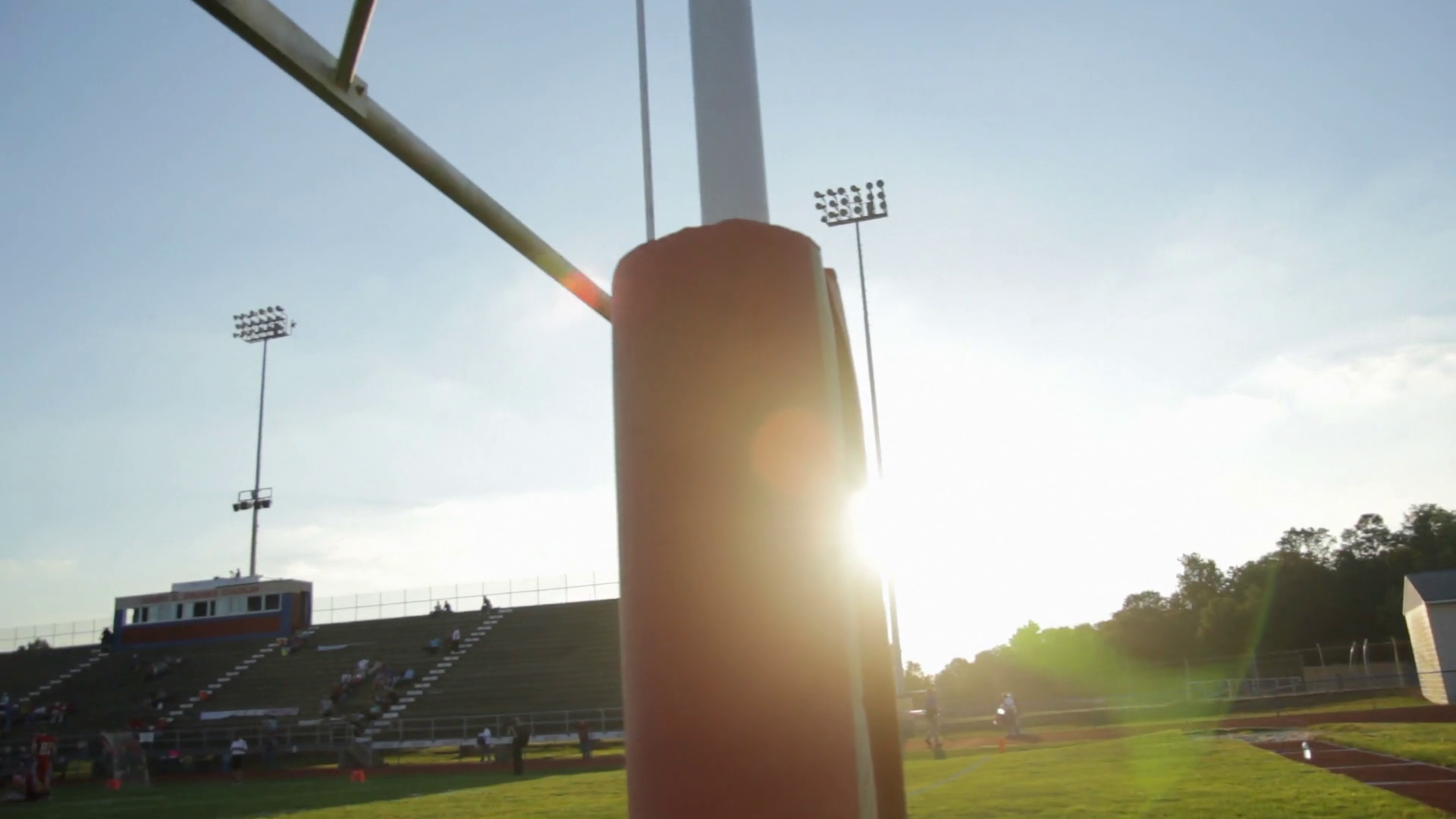 Pan Of High School Football Stadium With Stock Footage SBV-301503644 ...