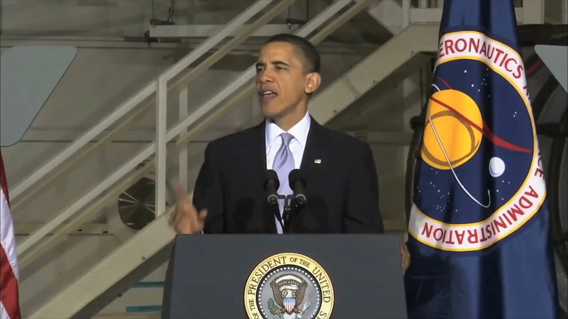 President Obamas Strategy Nasas Future Stock Footage SBV-300104963 ...