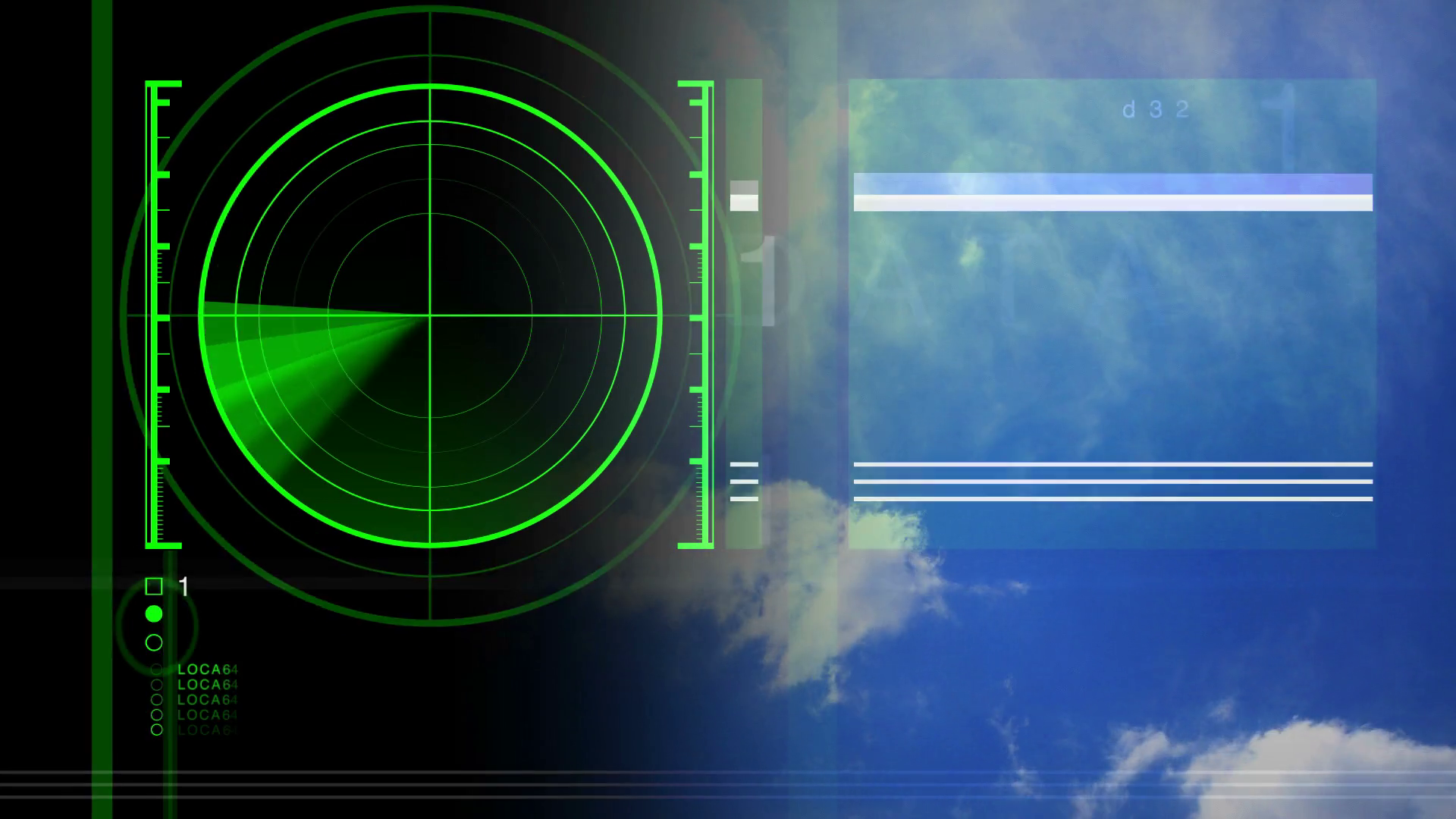 Radar Data Sky Overlay Stock Motion Graphics SBV-300190315 - Storyblocks