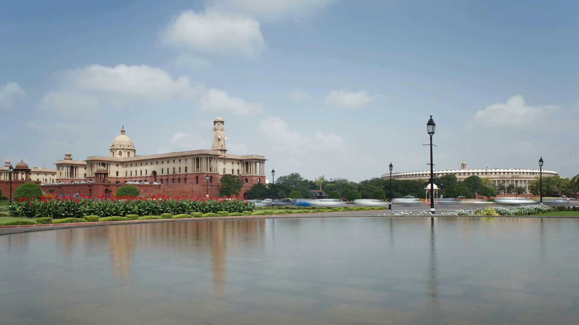 Raj Path Leading To Parliament Building New Stock Footage SBV-300209465 ...
