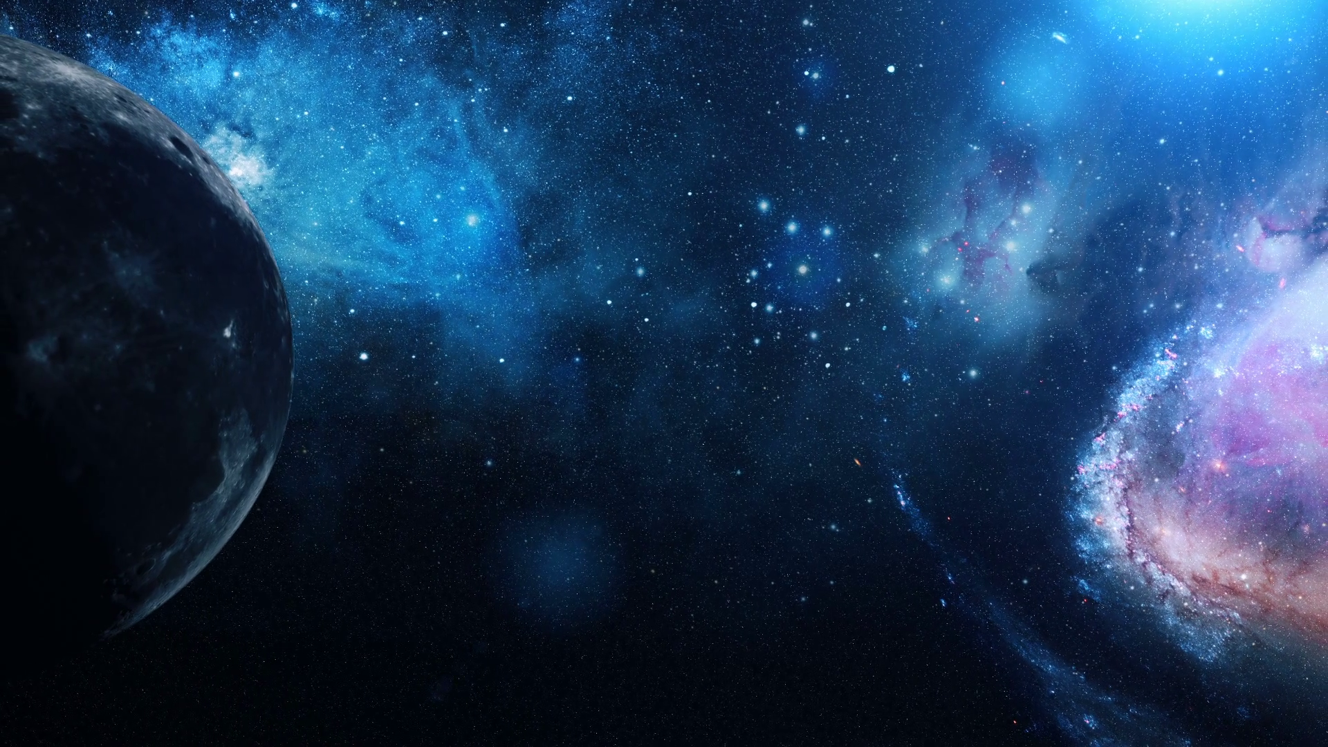 Realistic Moon From Space Stock Motion Graphics SBV-312310449 - Storyblocks