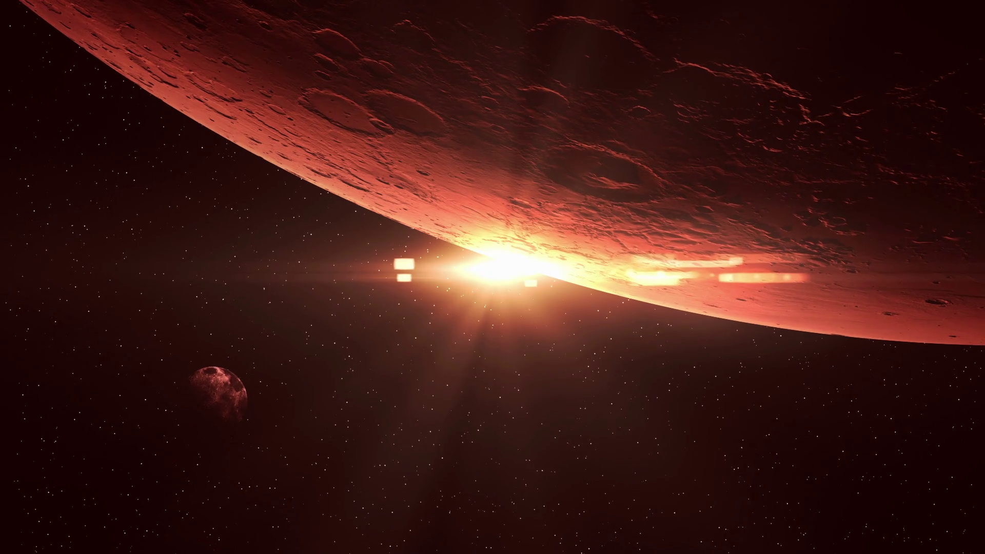 Red Planets Sun Stock Motion Graphics SBV-300142240 - Storyblocks
