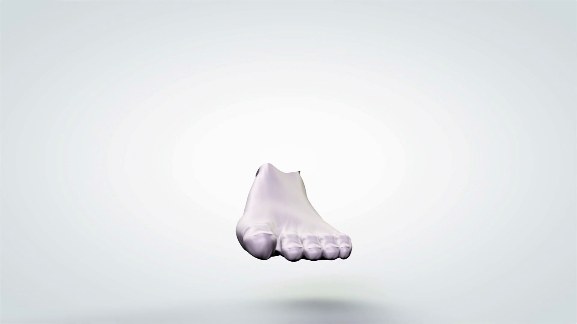 Rotating 3d Anatomical Model Of Human Foot Stock Motion Graphics SBV ...