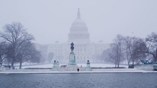 Snow In Washington Dc Stock Footage: Royalty-Free Video Clips - Storyblocks