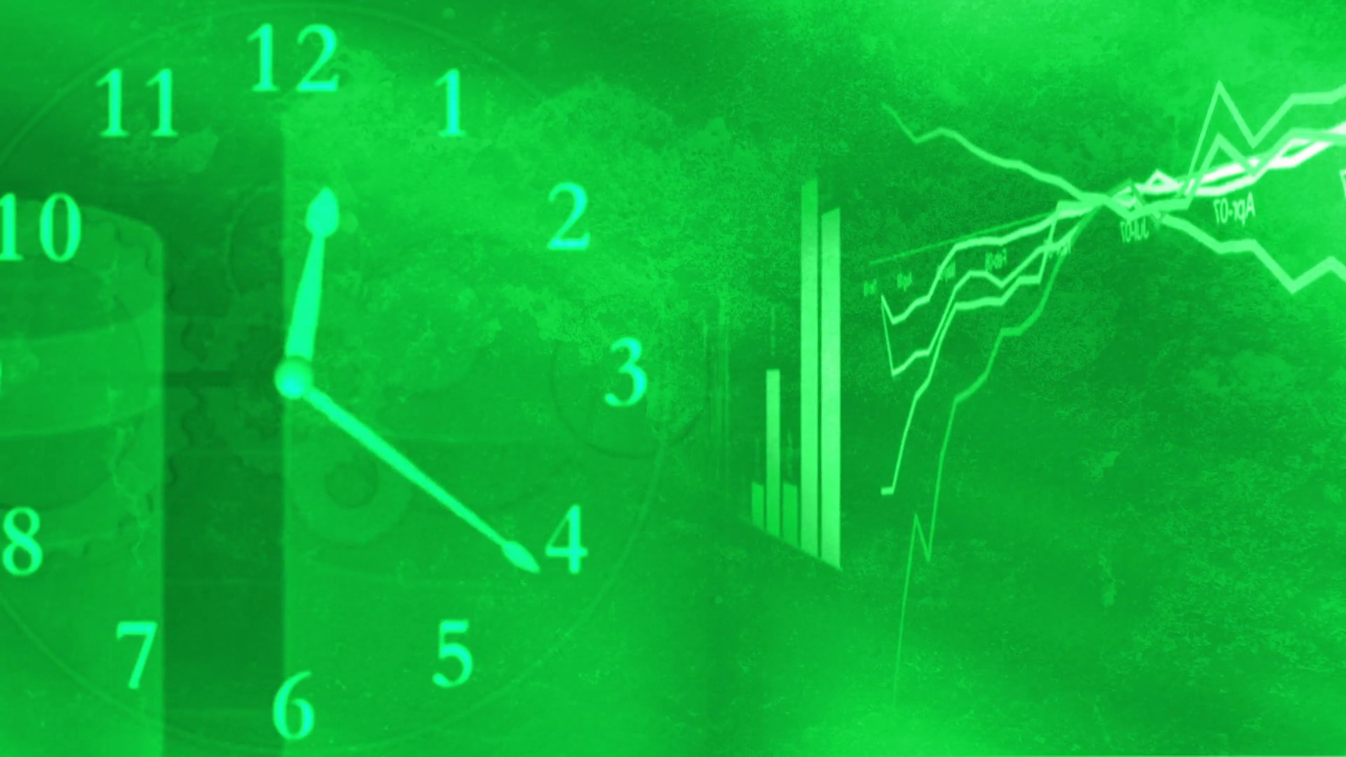 Scrolling Charts Against Clock Stock Motion Graphics SBV-300171303 ...